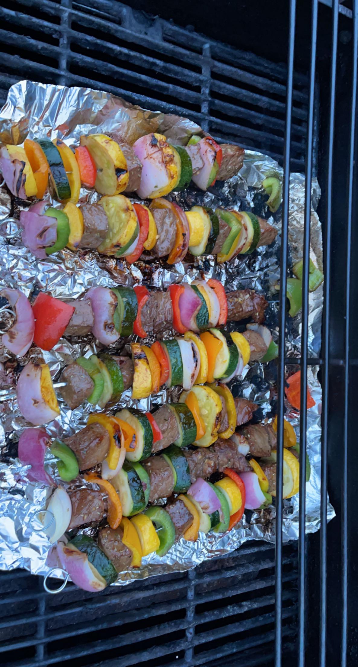 [homemade] Steak kabobs and Mexican street corn | Scrolller