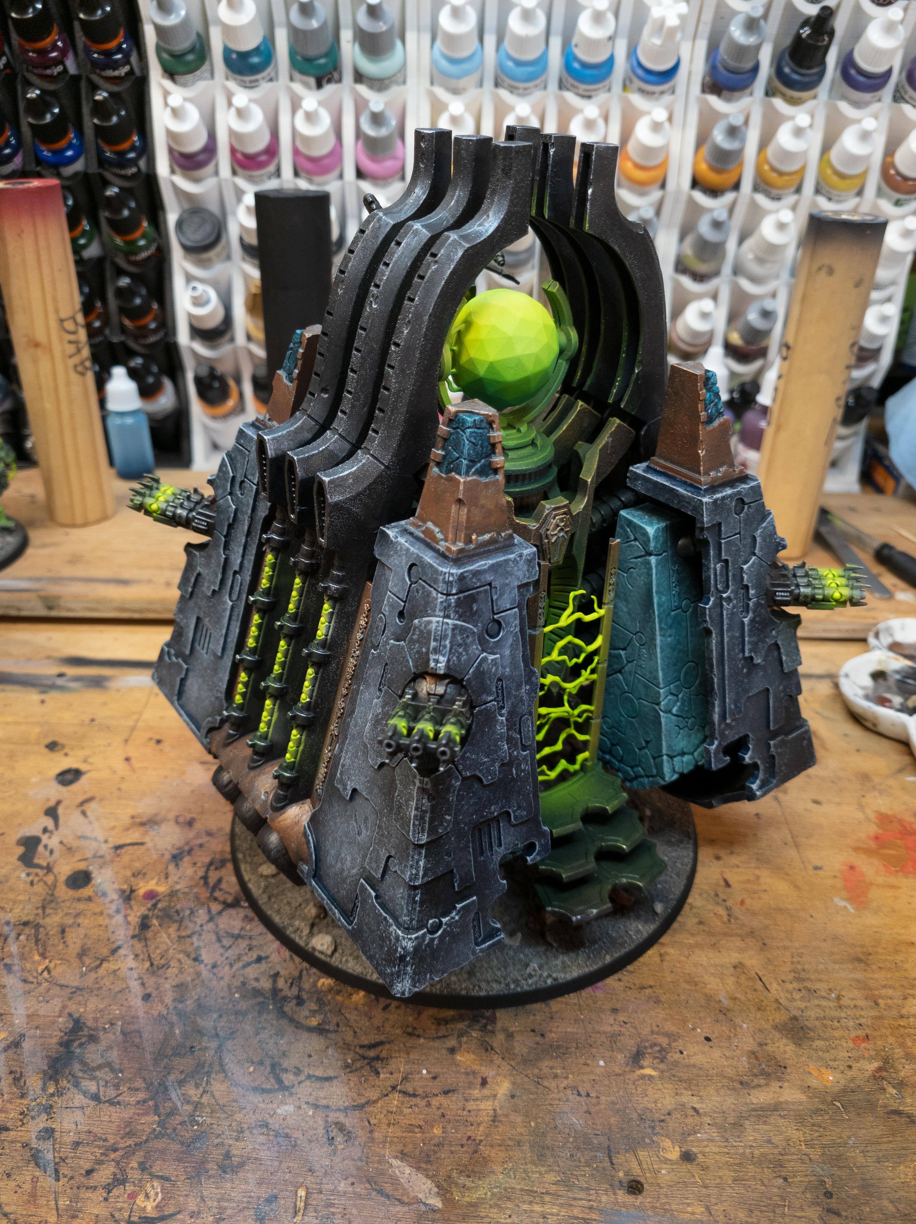 Necron Monolith finished! | Scrolller