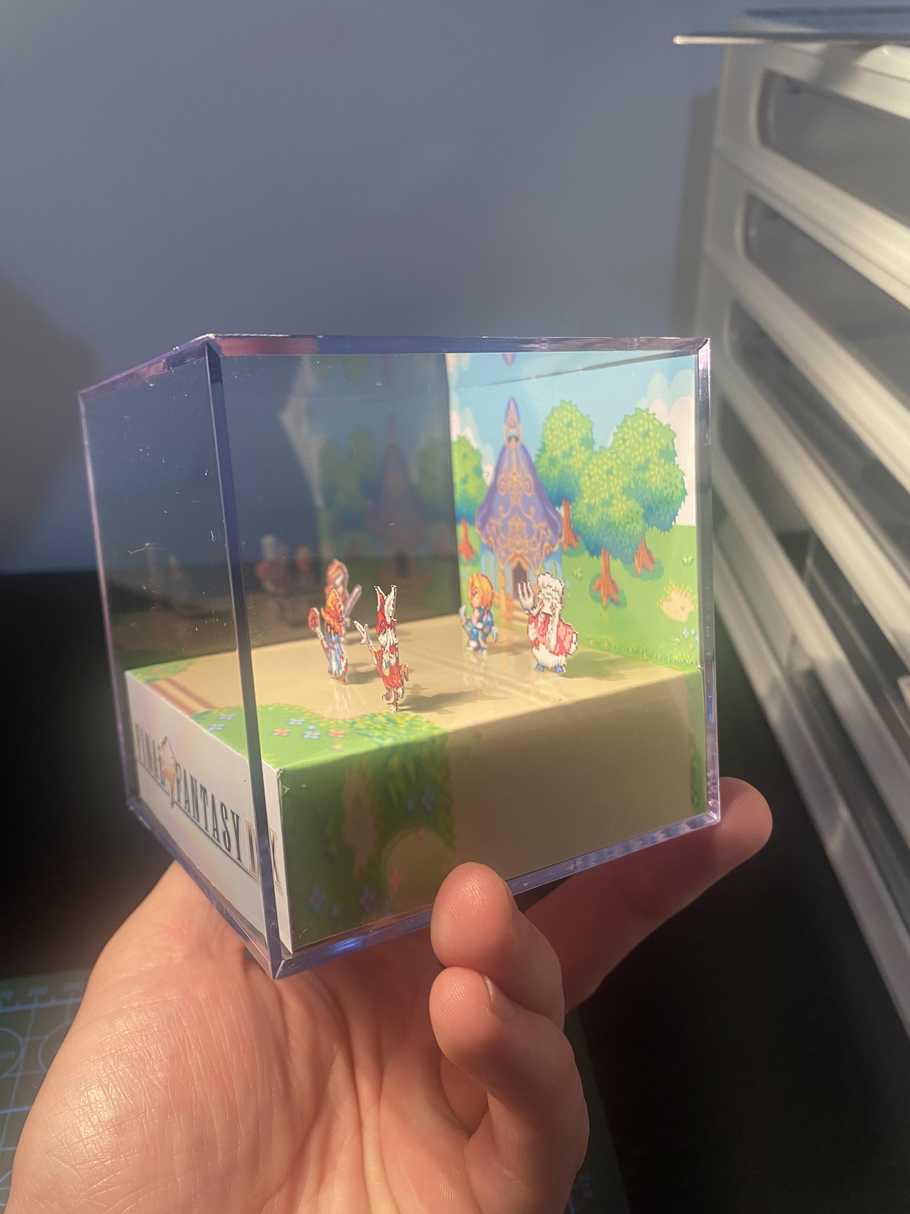 My final fantasy 9 pixel art diorama | Scrolller