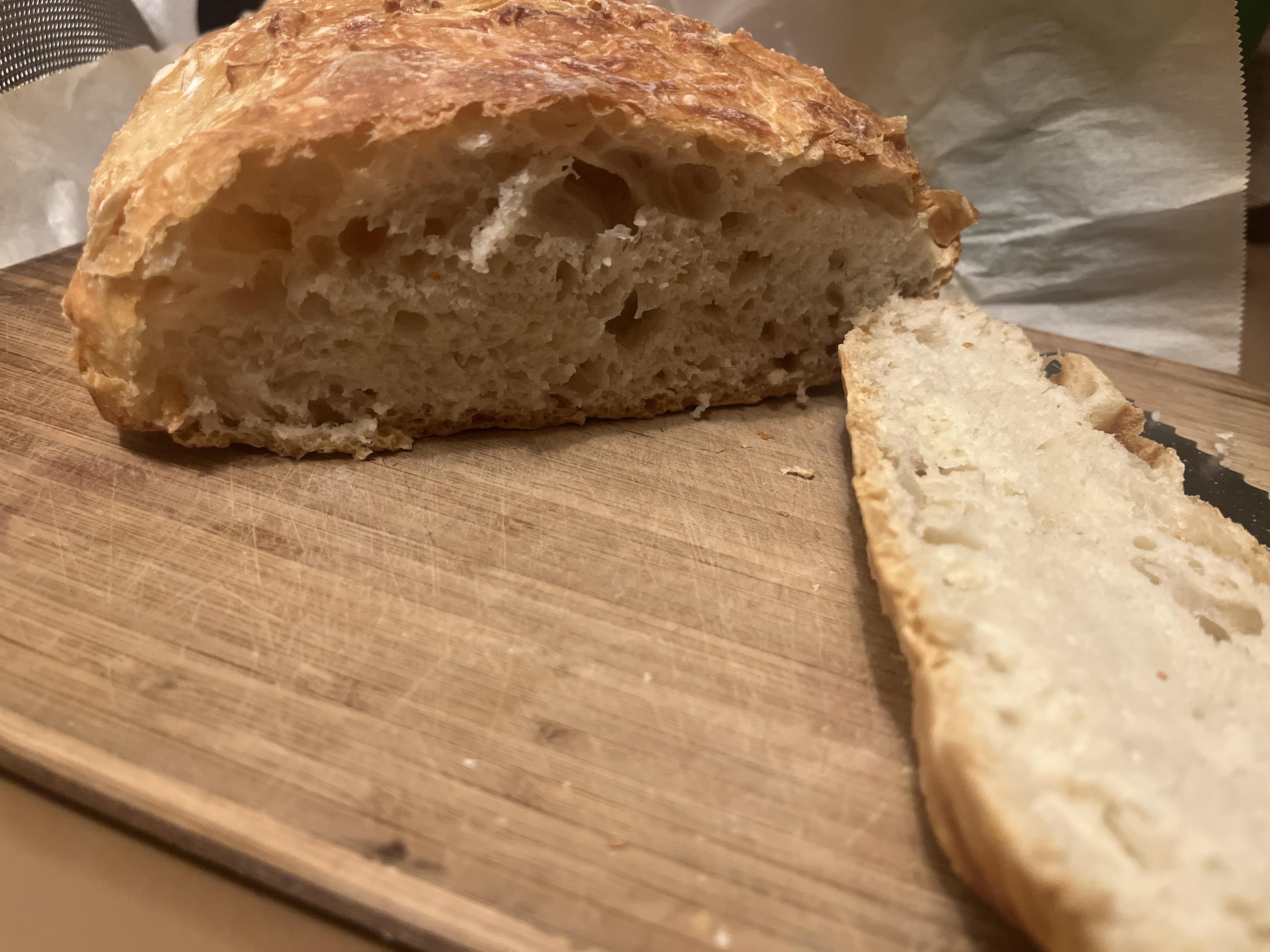 First shot at baking bread… not the prettiest but still tasted pretty good! | Scrolller