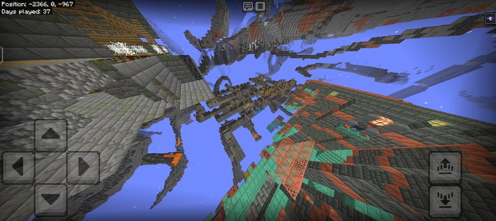 A stronghold, mineshaft and a trial chamber near eachother. The trial chamber destroyed the end ...