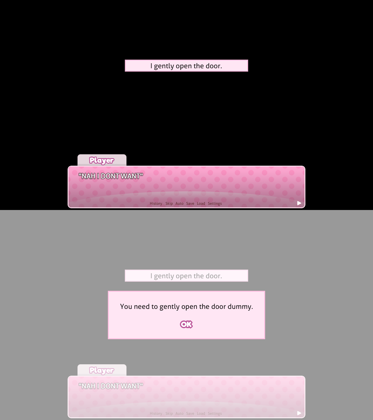 I gently open the door. | Scrolller