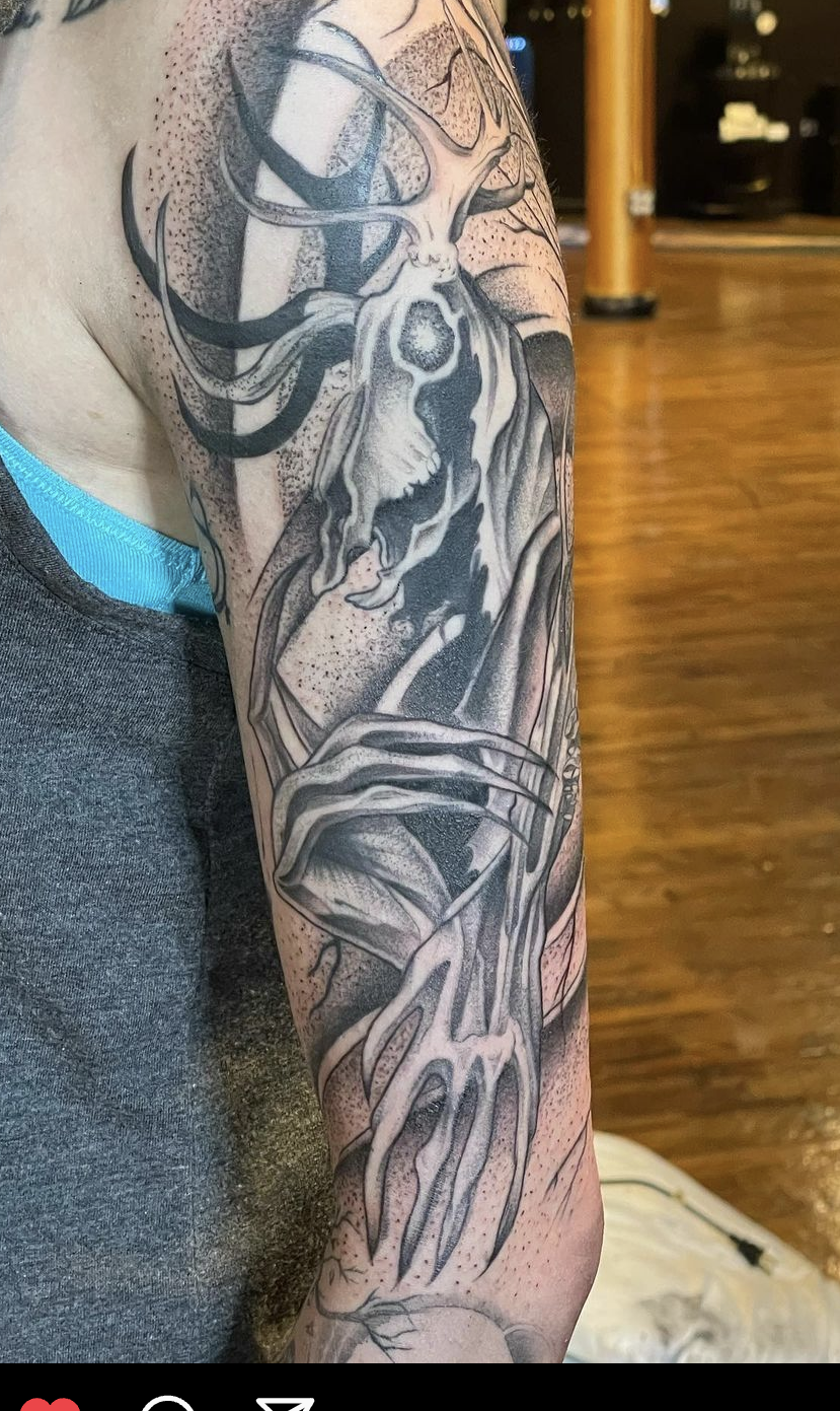 Another Leshen tattoo... Monster sleeve, complete! | Scrolller