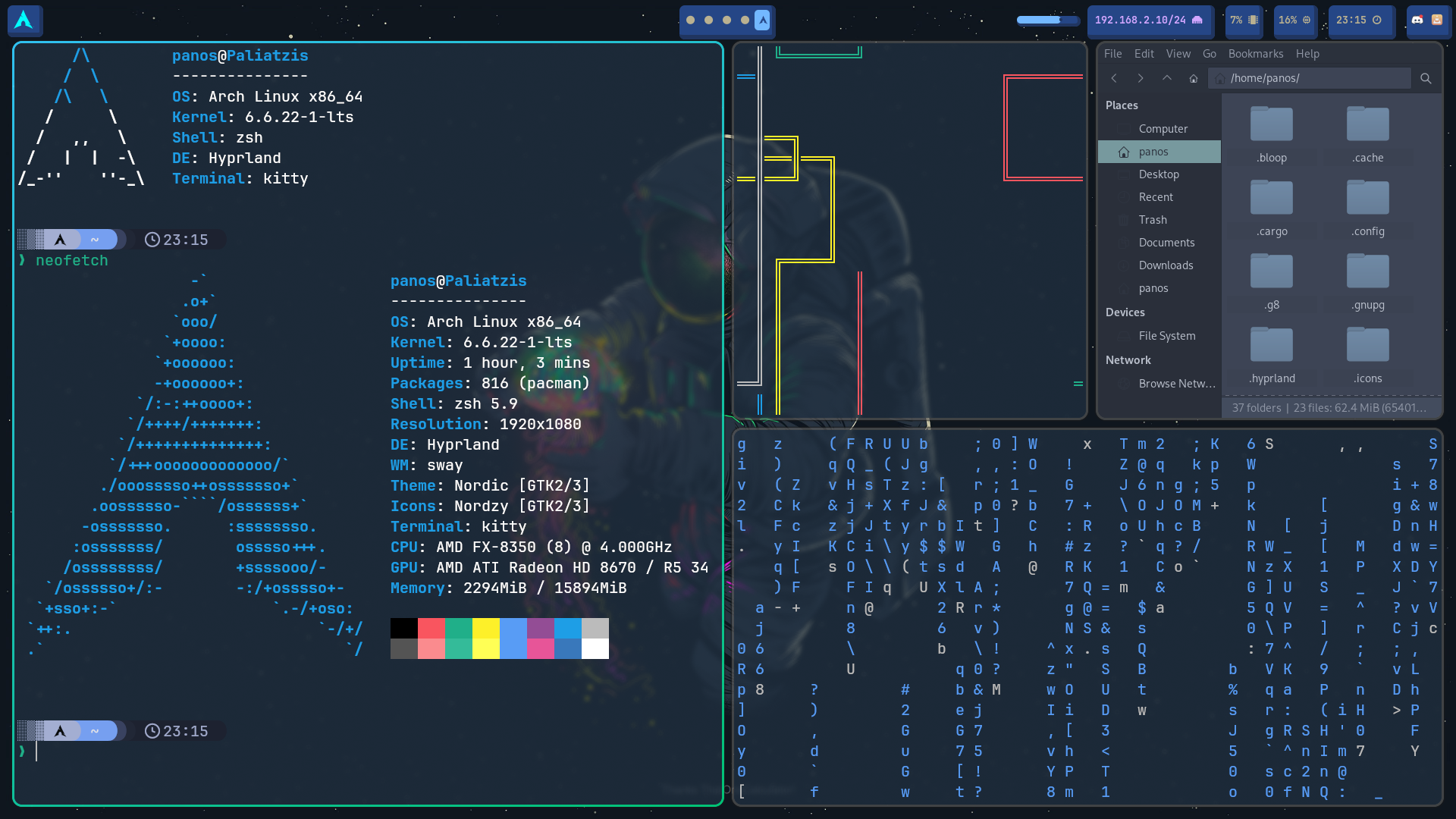 [Hyprland] my first rice! | Scrolller