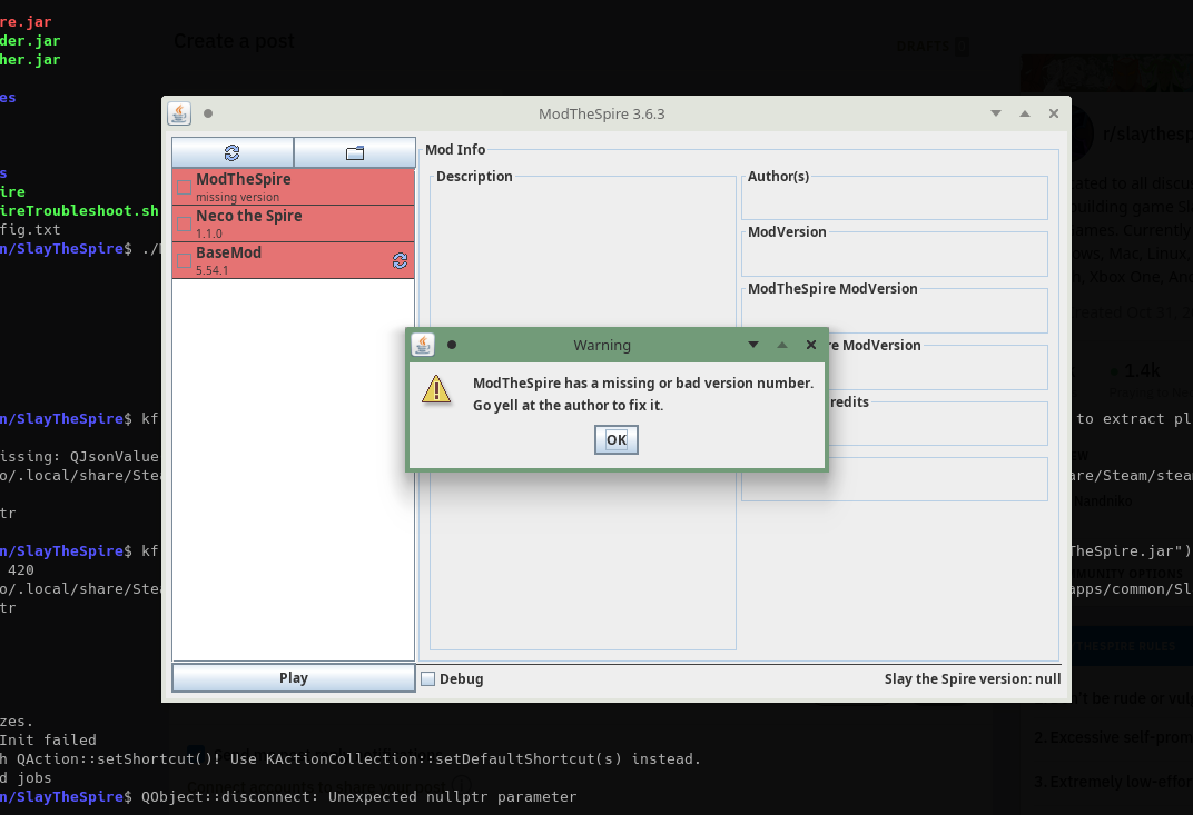 Linux gamers, how do you mod it here? Mod the spire seems outdated and doesn't do the job ...