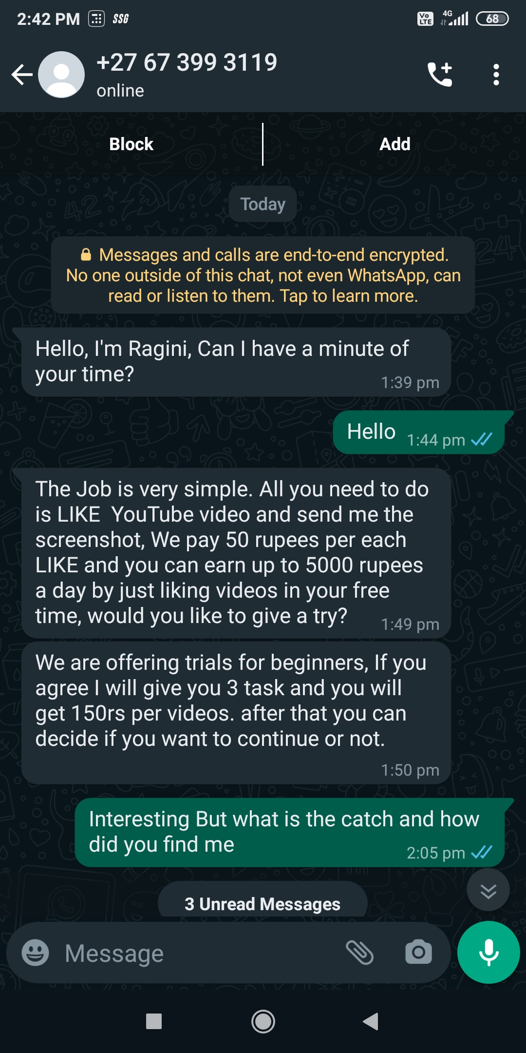 Anyone else getting these scam messages? | Scrolller