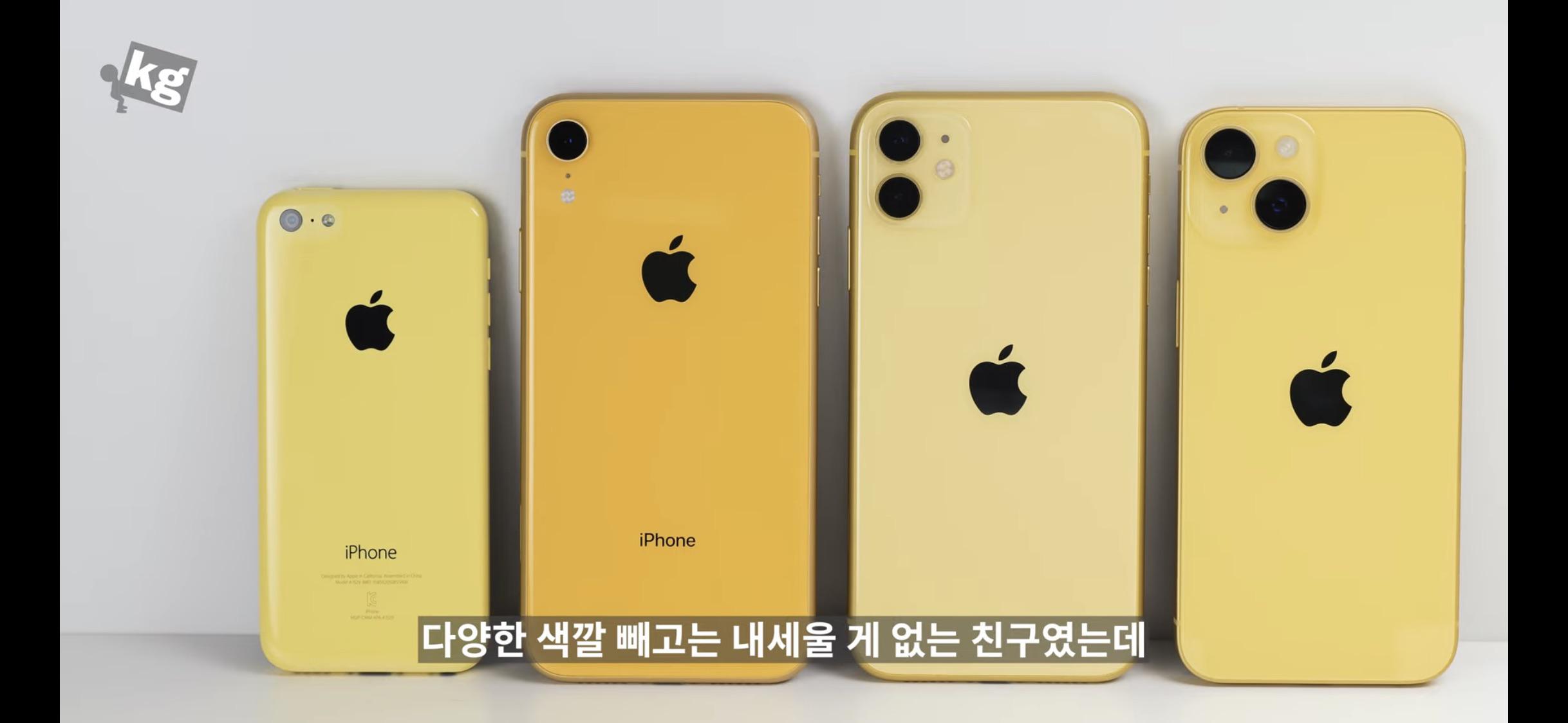 IPhone yellow models compared | Scrolller
