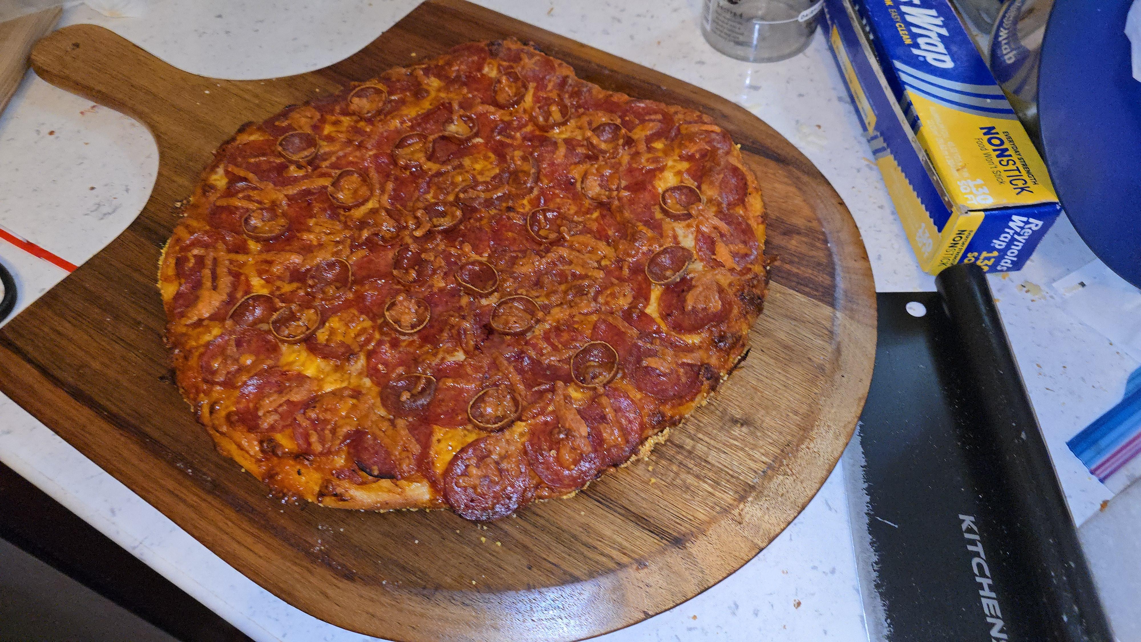 [Homemade] Ultimate Pepperoni Pizza (02/06/2025) | Scrolller