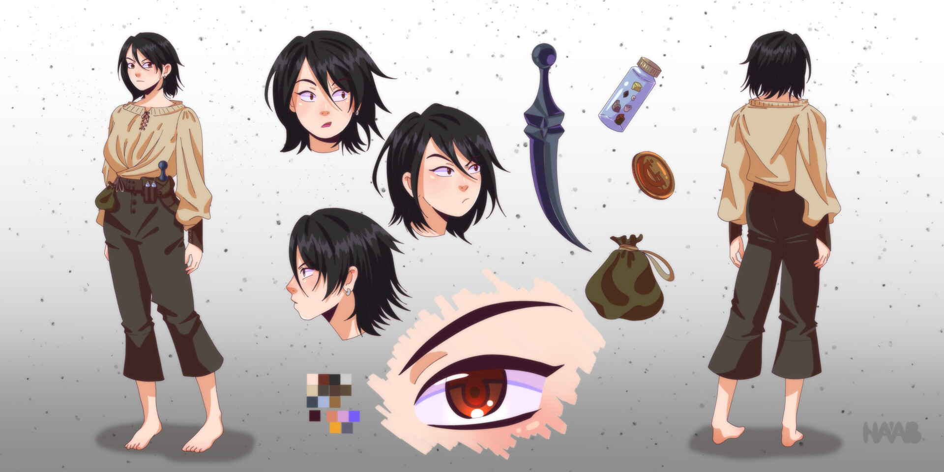 Vin Character Design by Natasha Ascanio | Scrolller