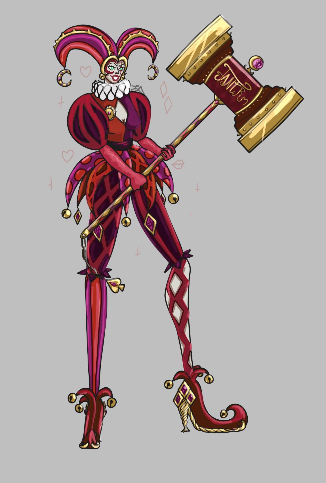 Fan made jester bayonetta variant (by me) | Scrolller