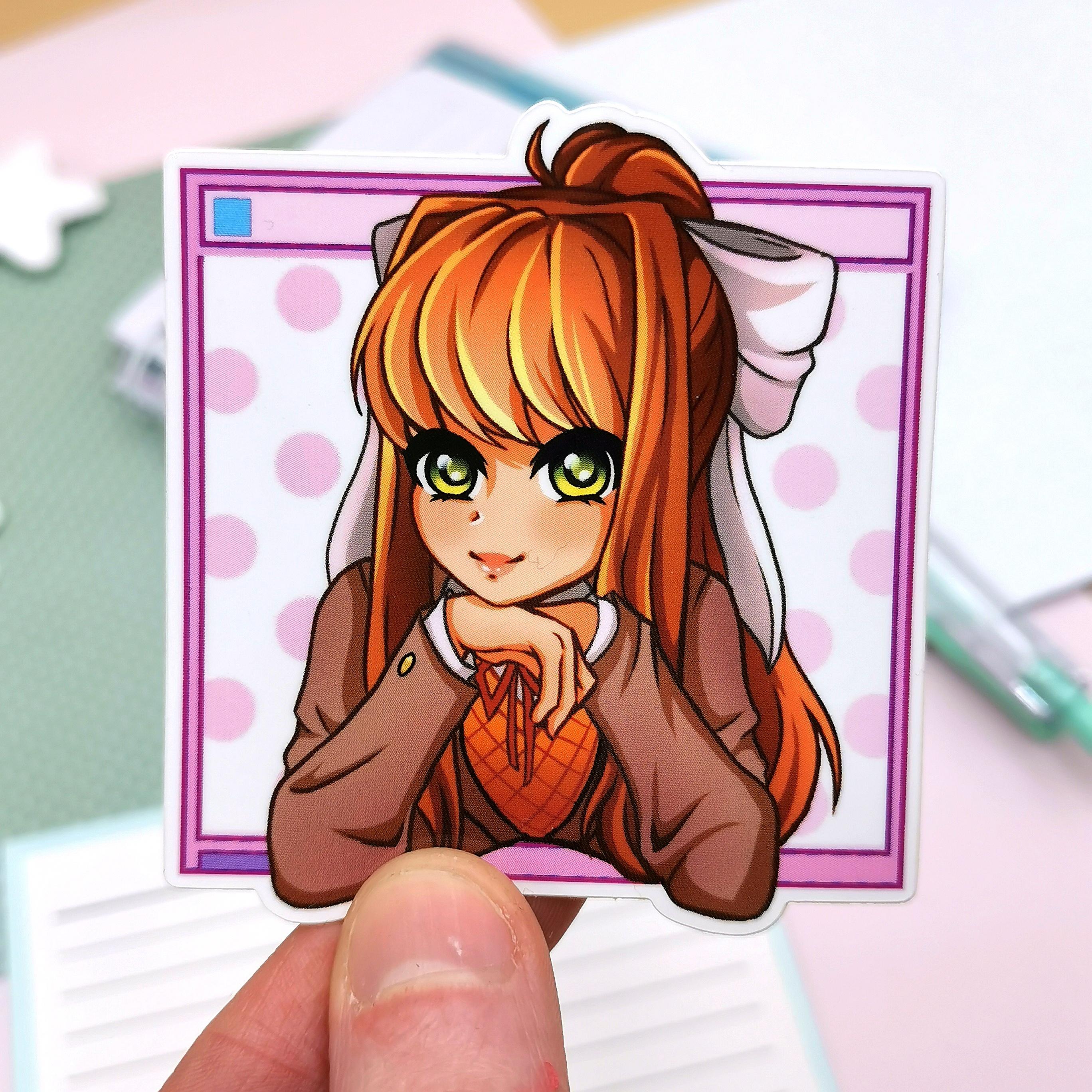 I made Monika stickers 💚 | Scrolller