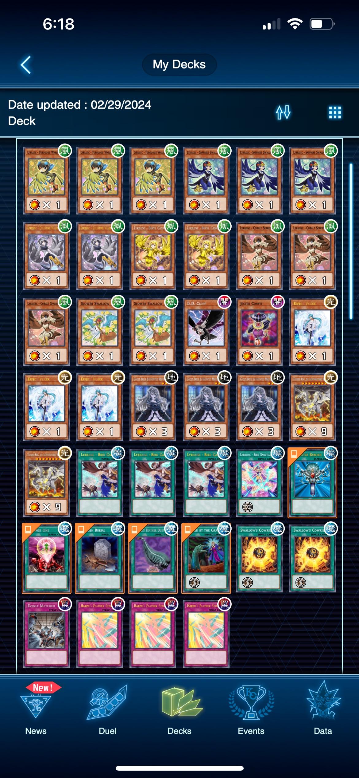 Rate my Bird deck | Scrolller