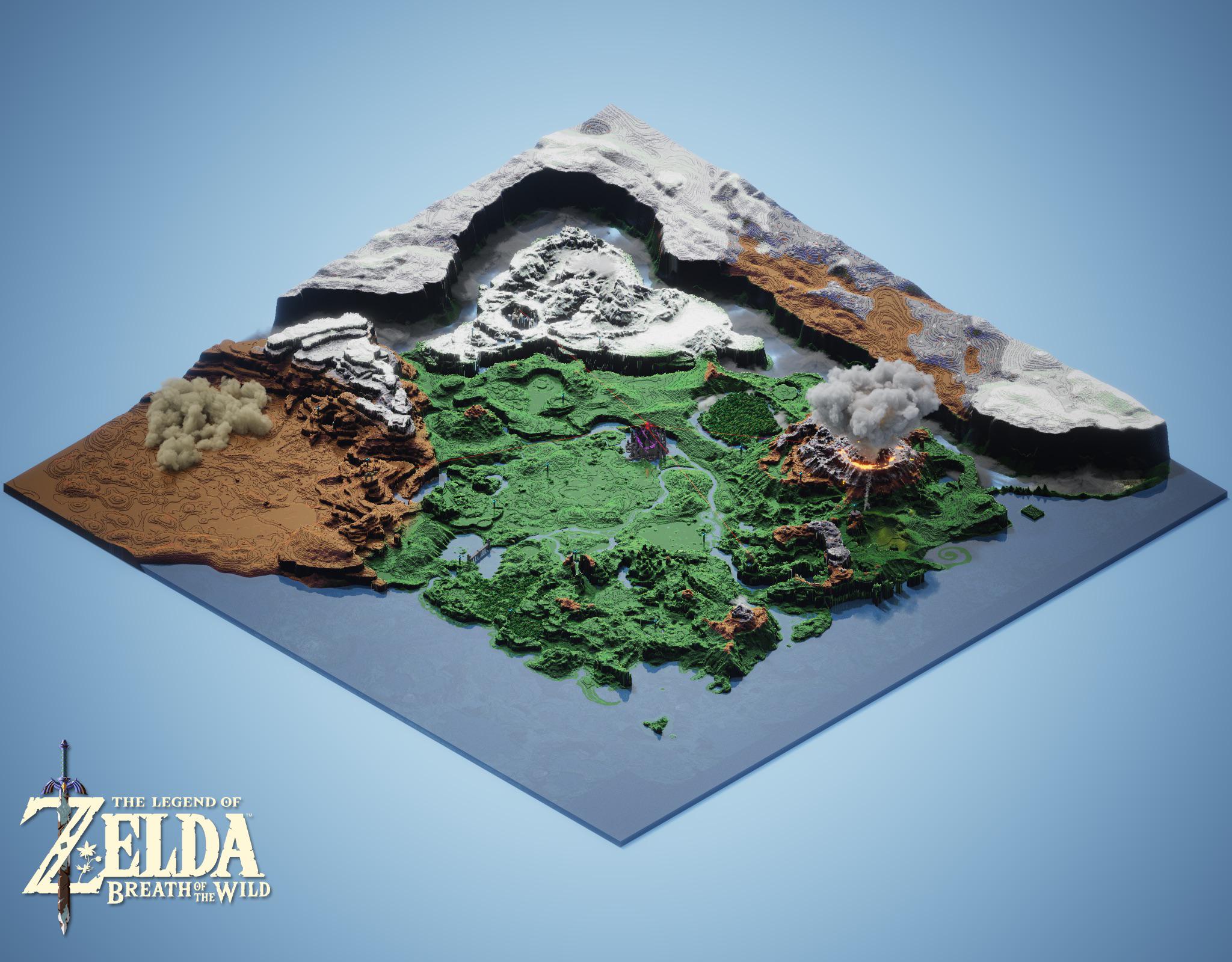 Voxel - Zelda BotW isometric map | Scrolller