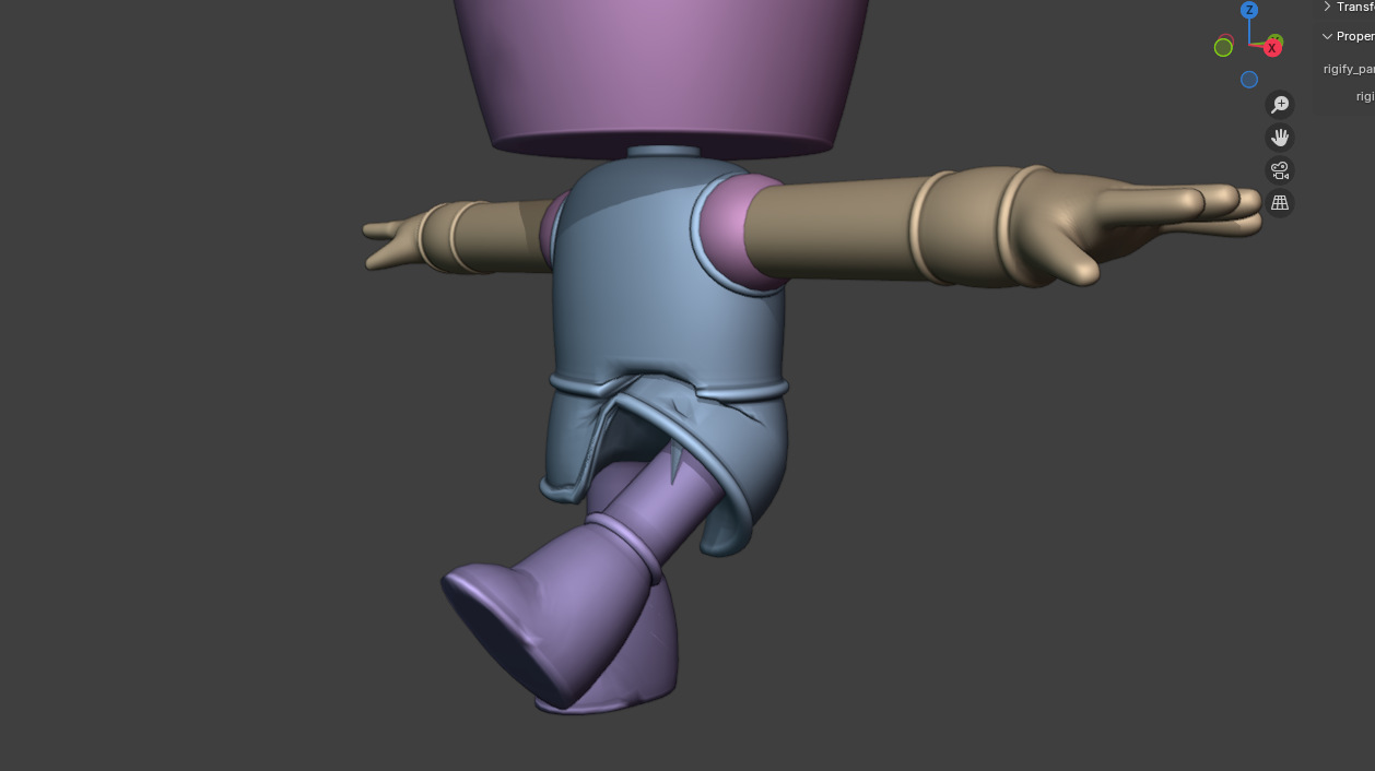 Help rigging character skirt | Scrolller