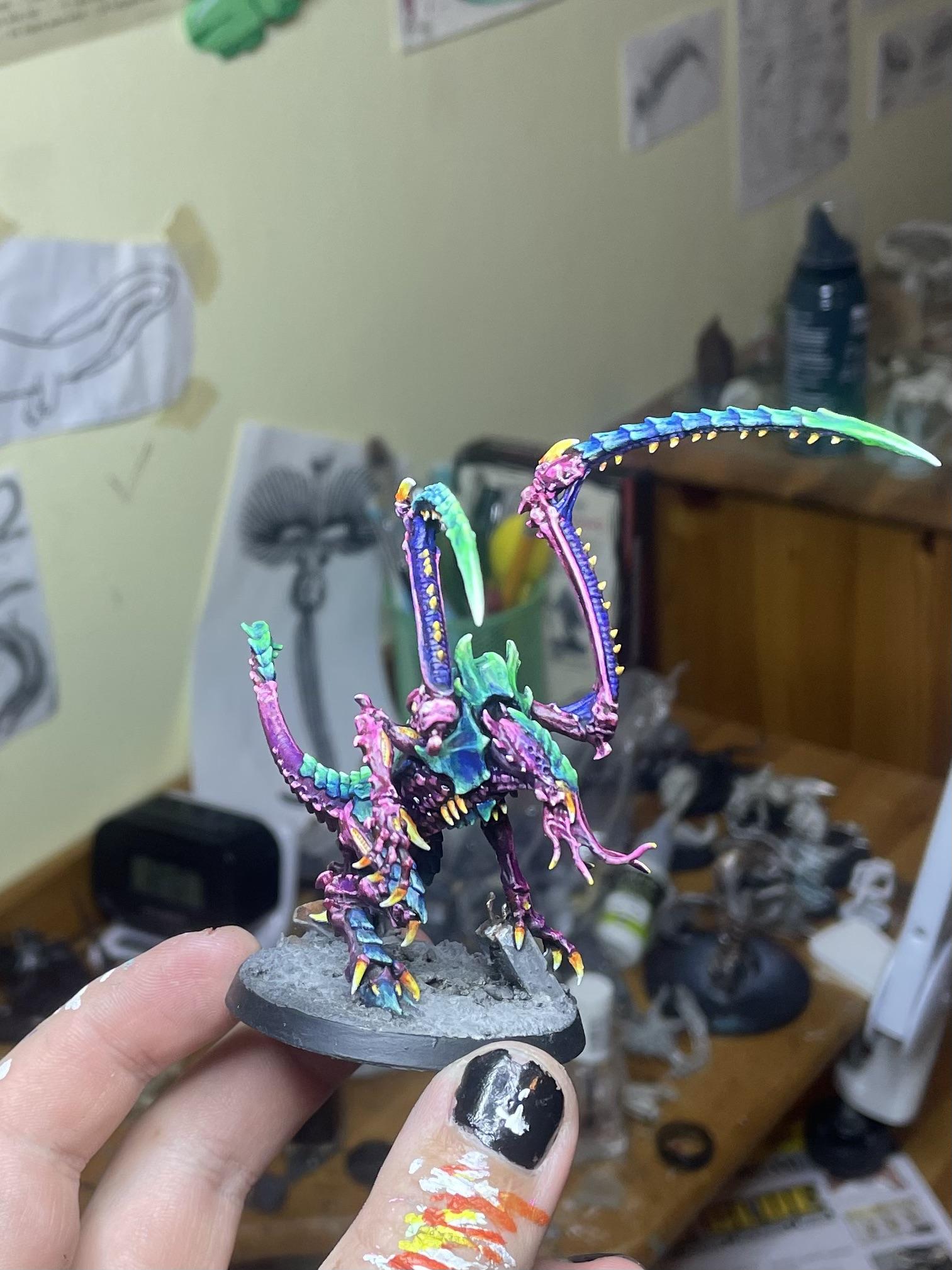 Synthwave tyranid | Scrolller