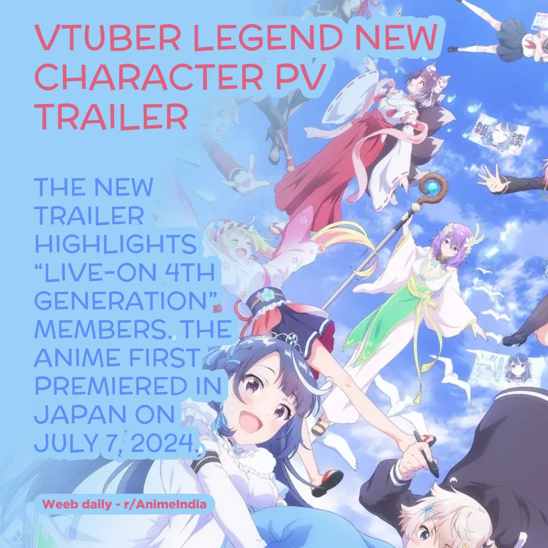 VTUBER LEGEND Reveals New Character PV Trailer | Scrolller