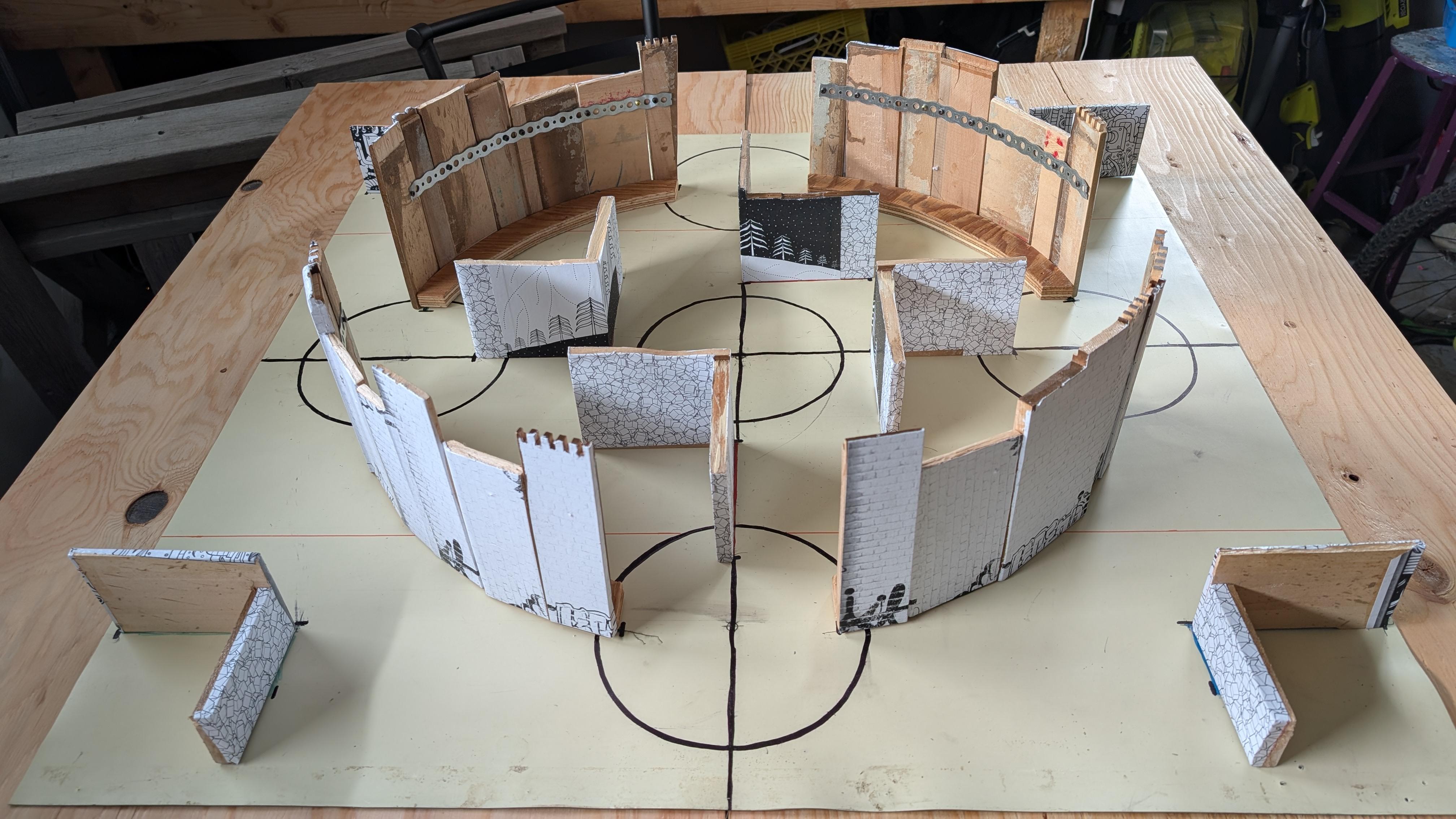 Homemade Colosseum map with dimensions | Scrolller