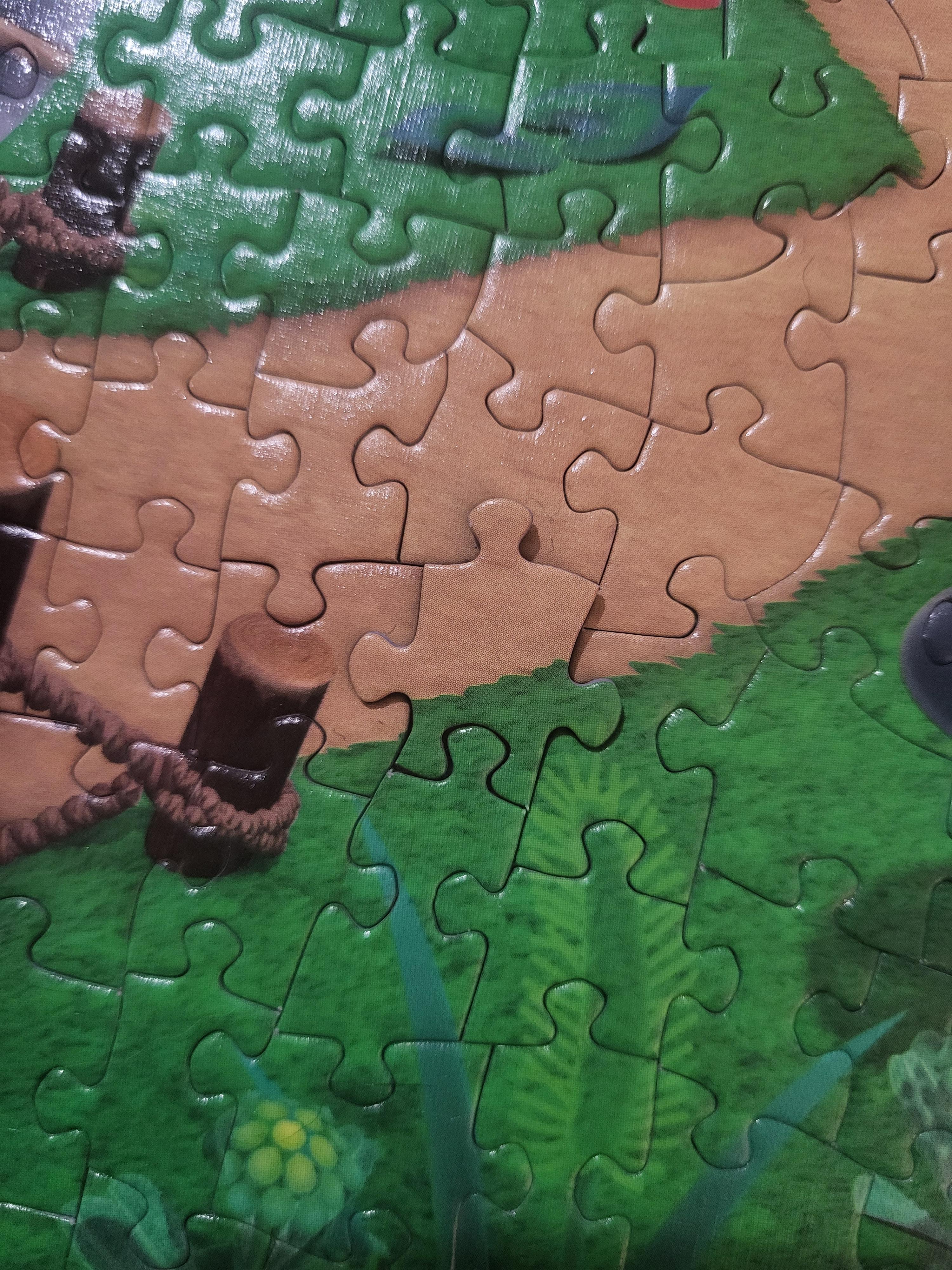 Finished puzzle was missing pieces. The company emailed me replacements and they don't fit ...