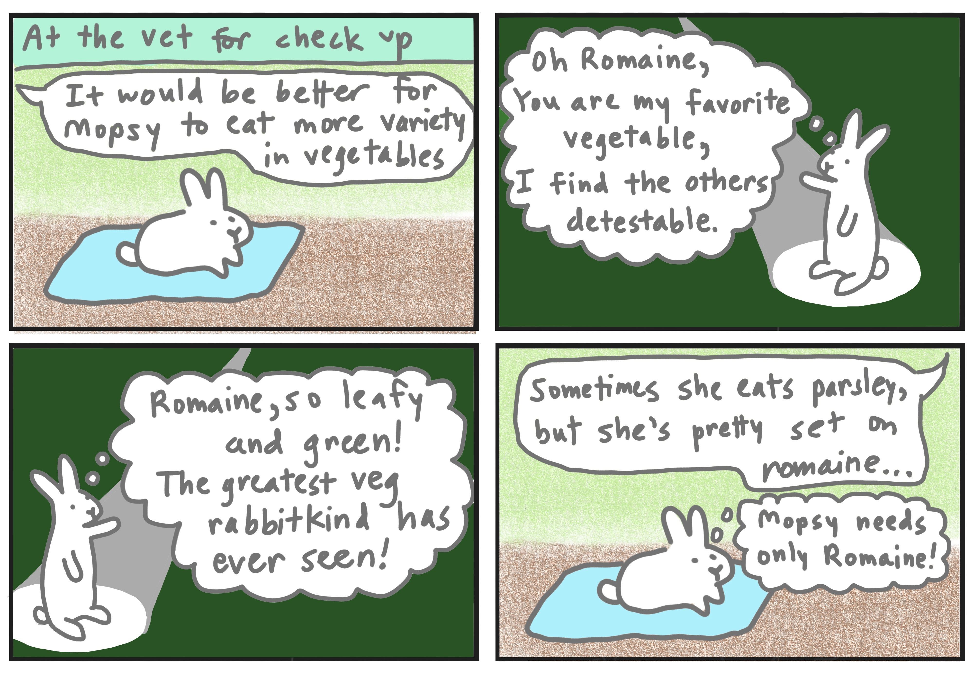 Ode to Romaine by Mopsy Rabbit | Scrolller