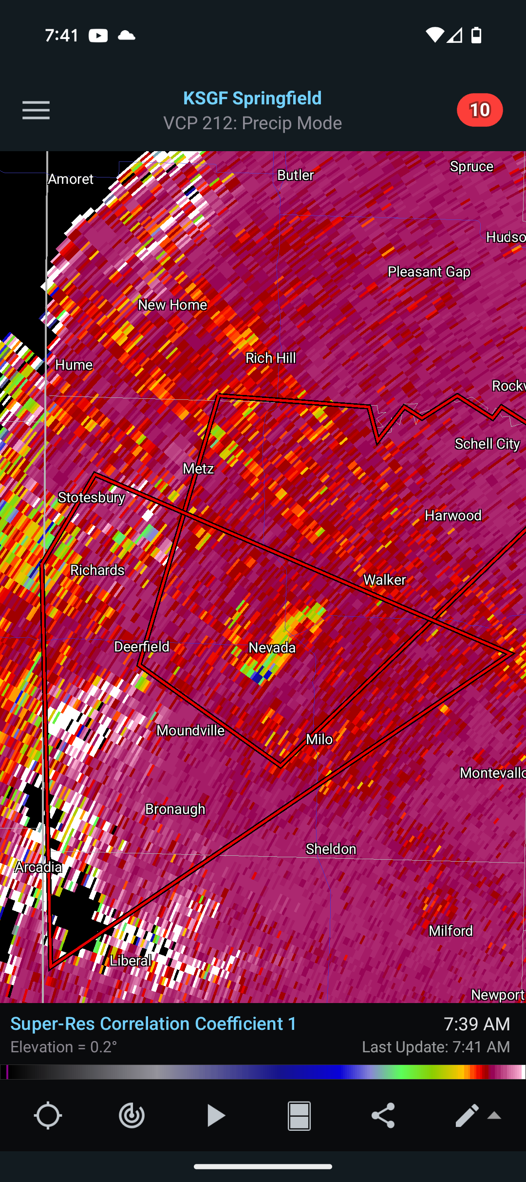 Possible tornado in Nevada, Missouri | Scrolller
