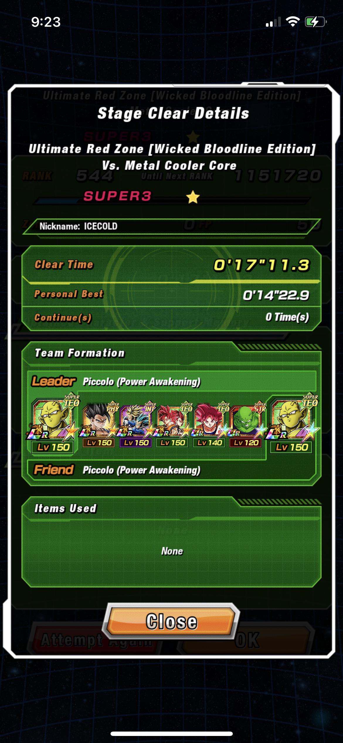 No item WB red zone with piccolo’s team | Scrolller