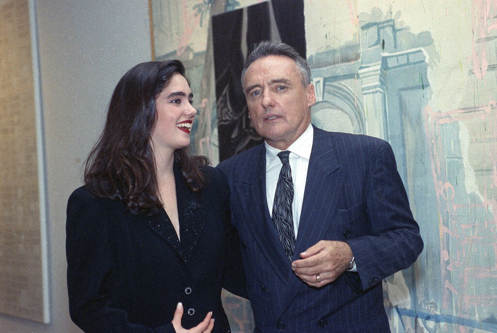 Rare photos of Jennifer in the Shafrazi Gallery NY with Dennis Hopper. Oct 1990 | Scrolller