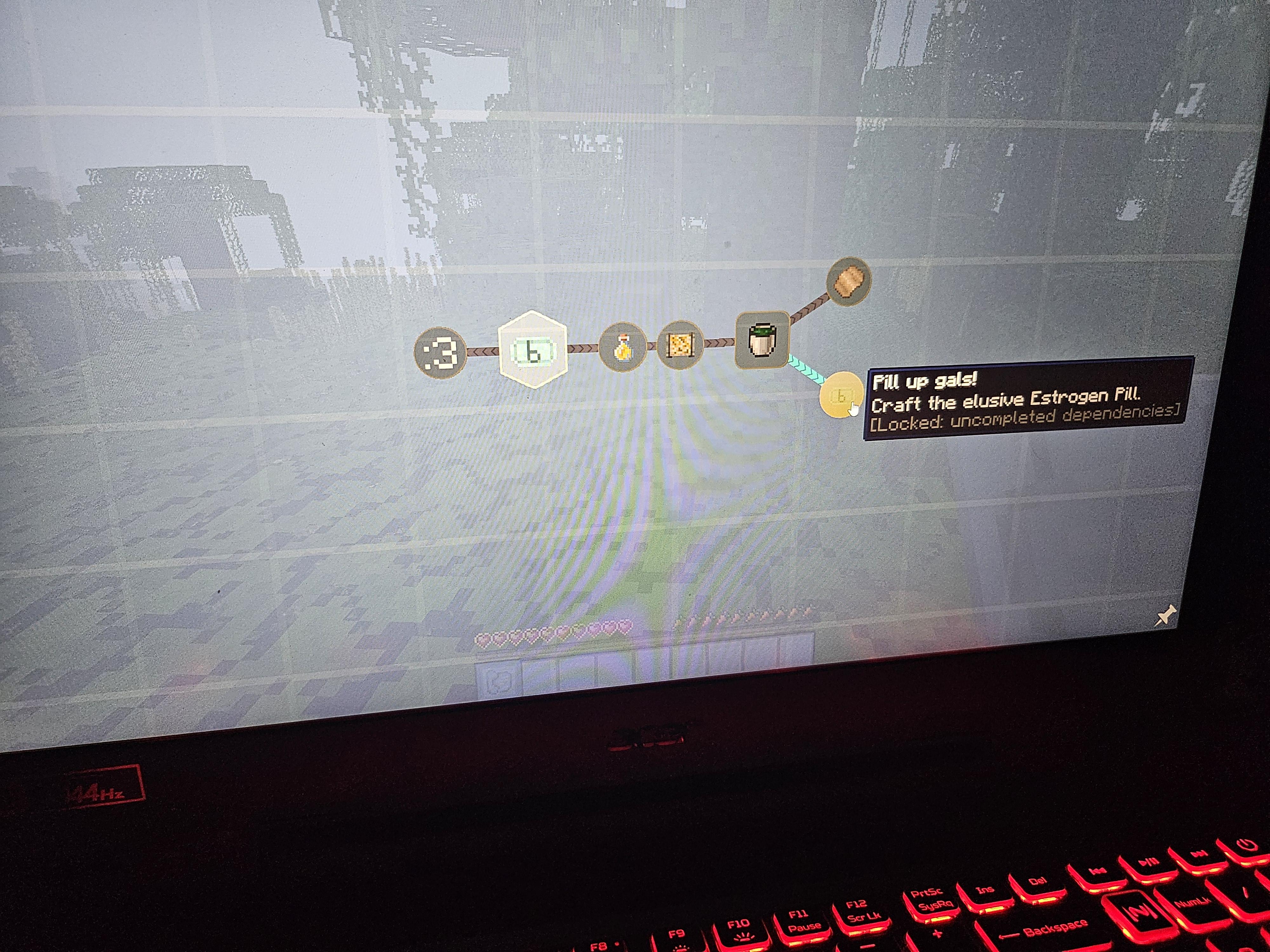 New minecraft mod pack (All of Create), and I find this on the quests 😅 | Scrolller