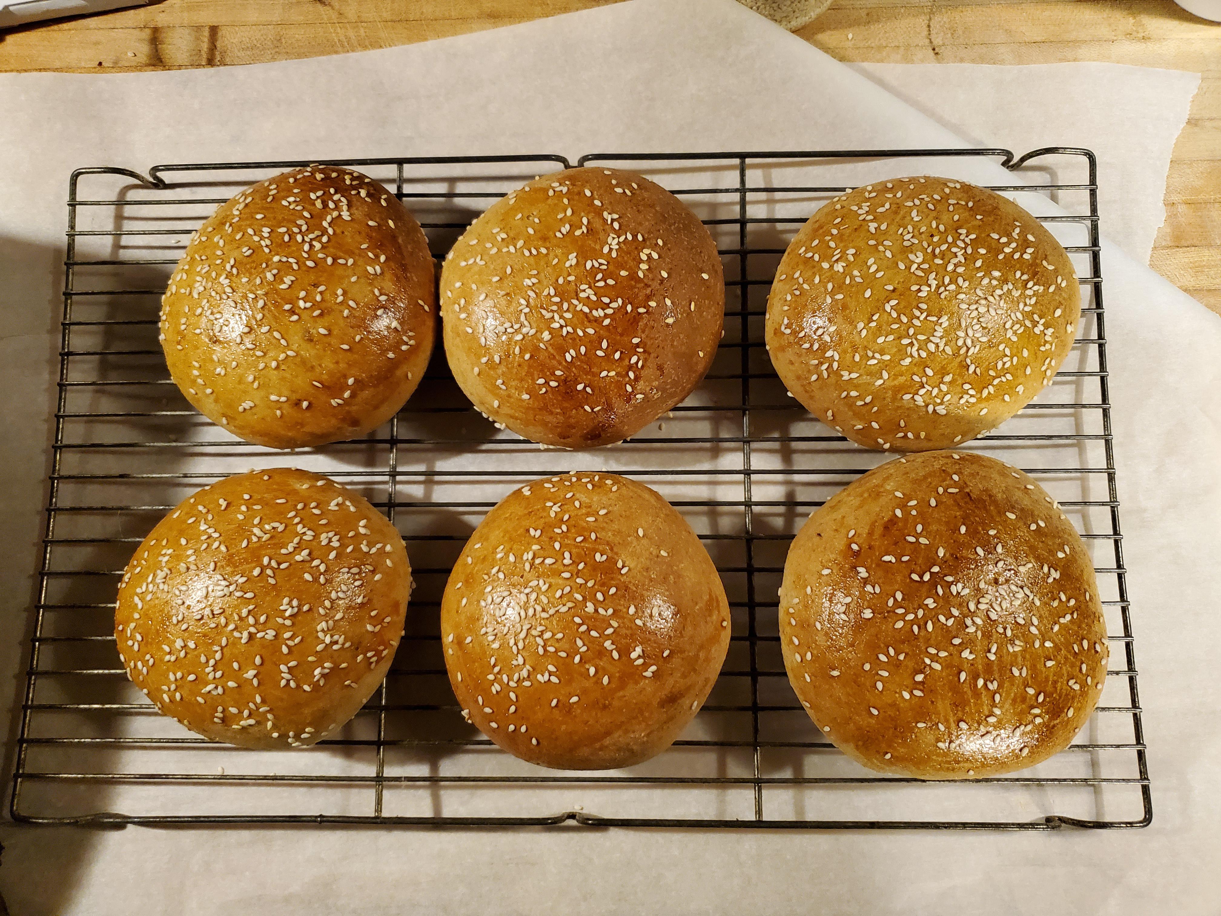 Made sourdough Hamburger buns for the first time | Scrolller