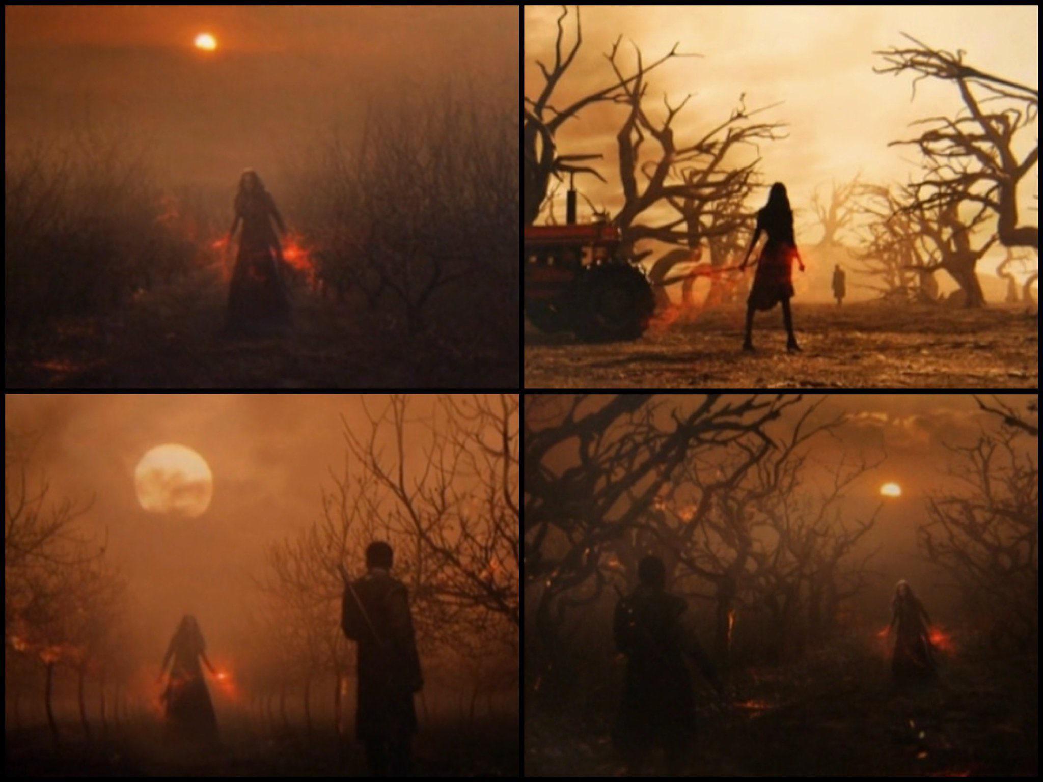 Wanda vs. Mordo official deleted concept art, ending in his beheading (from Assembled) | Scrolller