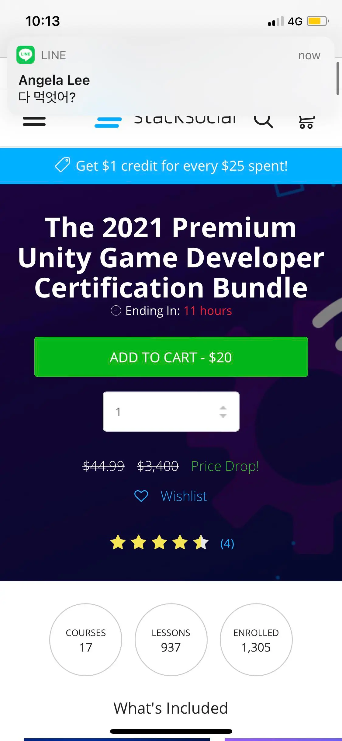 Wanting to learn a little about game development. This course is $20 atm, anyone know if they’re ...