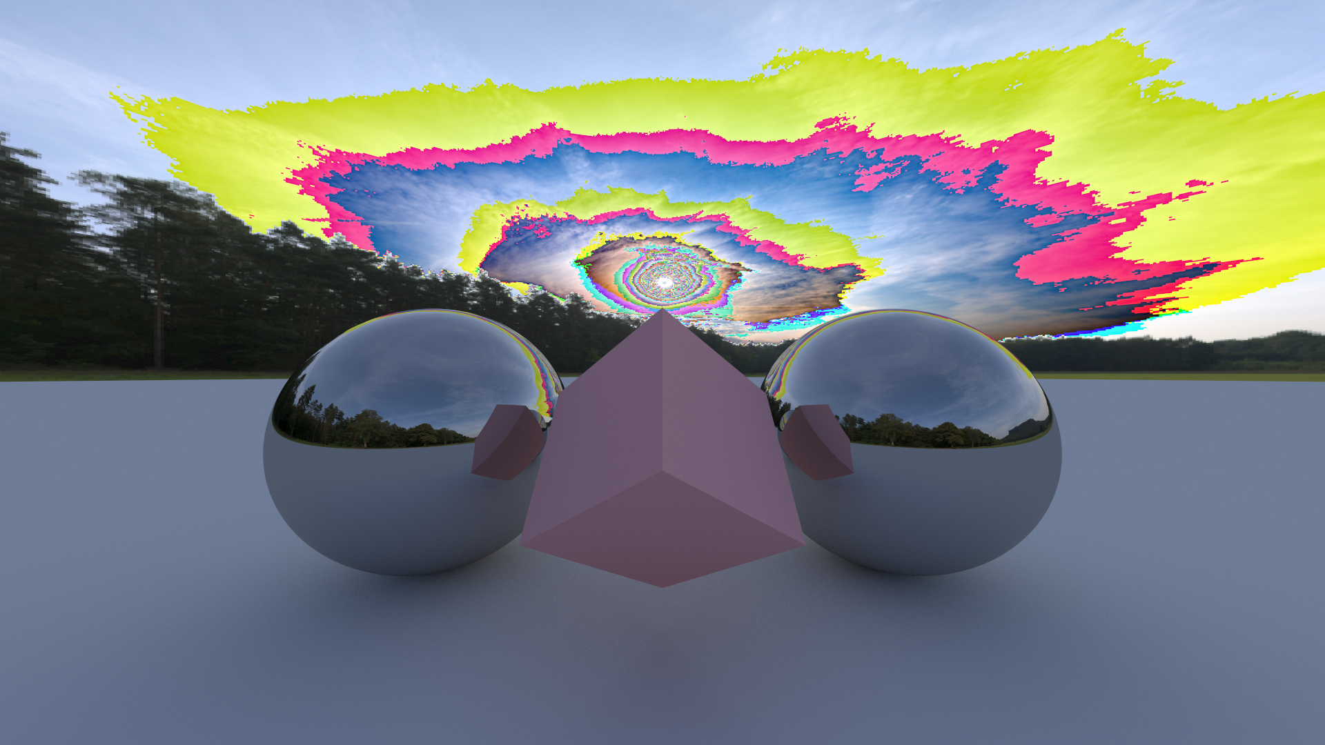 Was adding HDRI support for a raytracer. Got this but I can't say I'm disappointed | Scrolller