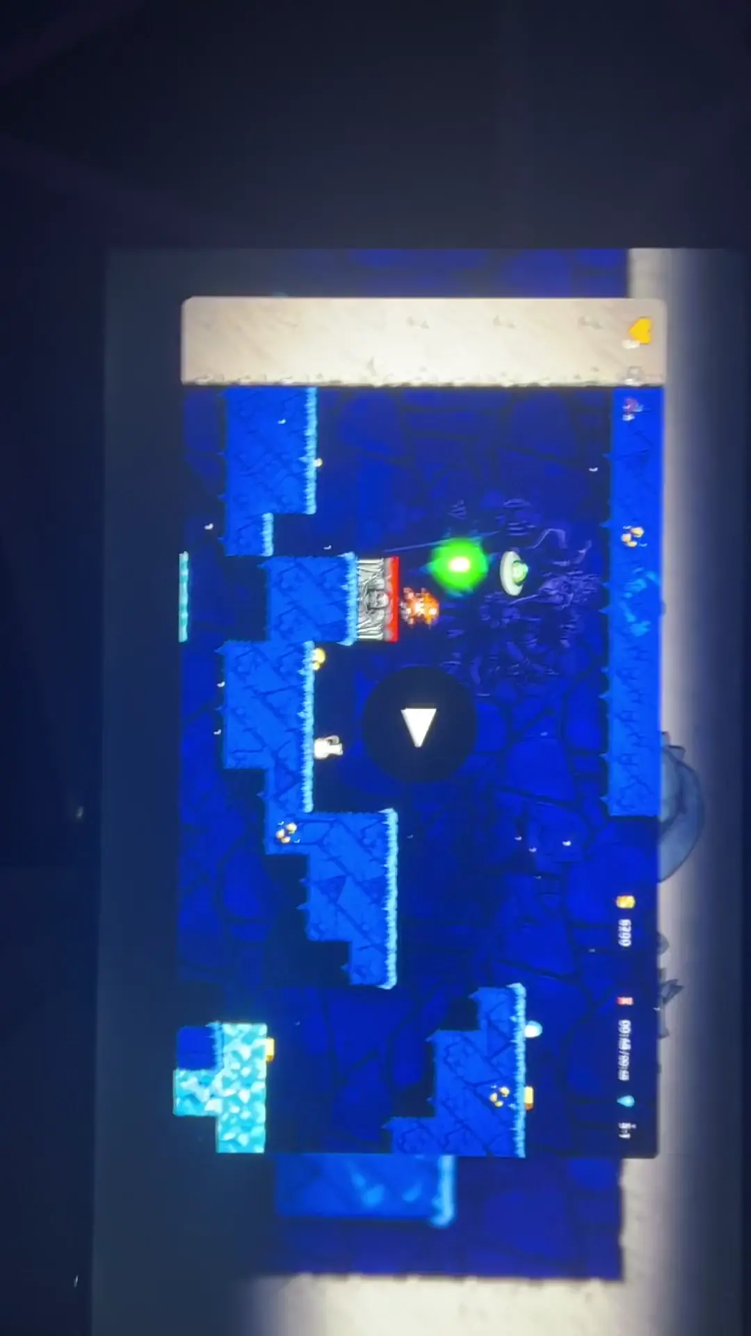 Was just messing around in ice caves and this happened anyone knows why this happened? | Scrolller