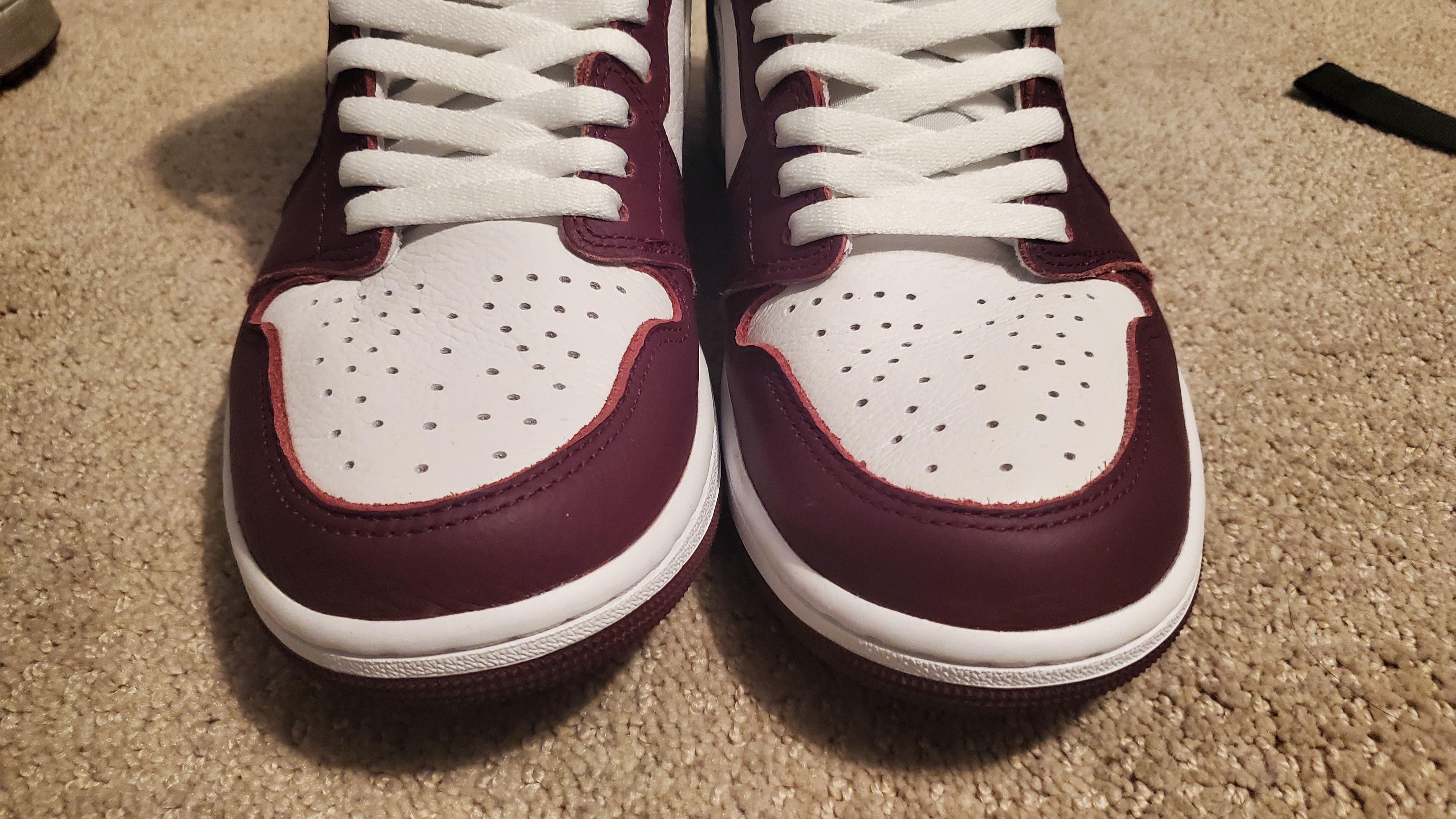 Is it possible to reshape the toe boxes to make them even? The right toe box is a tad bit ...