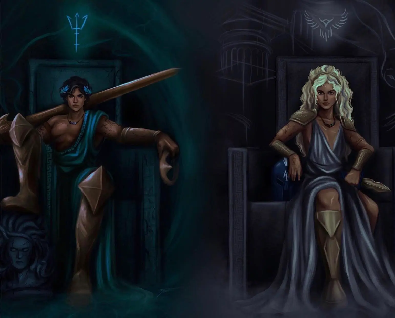 What if Percabeth had become gods? [By natserpiece on Instagram] | Scrolller