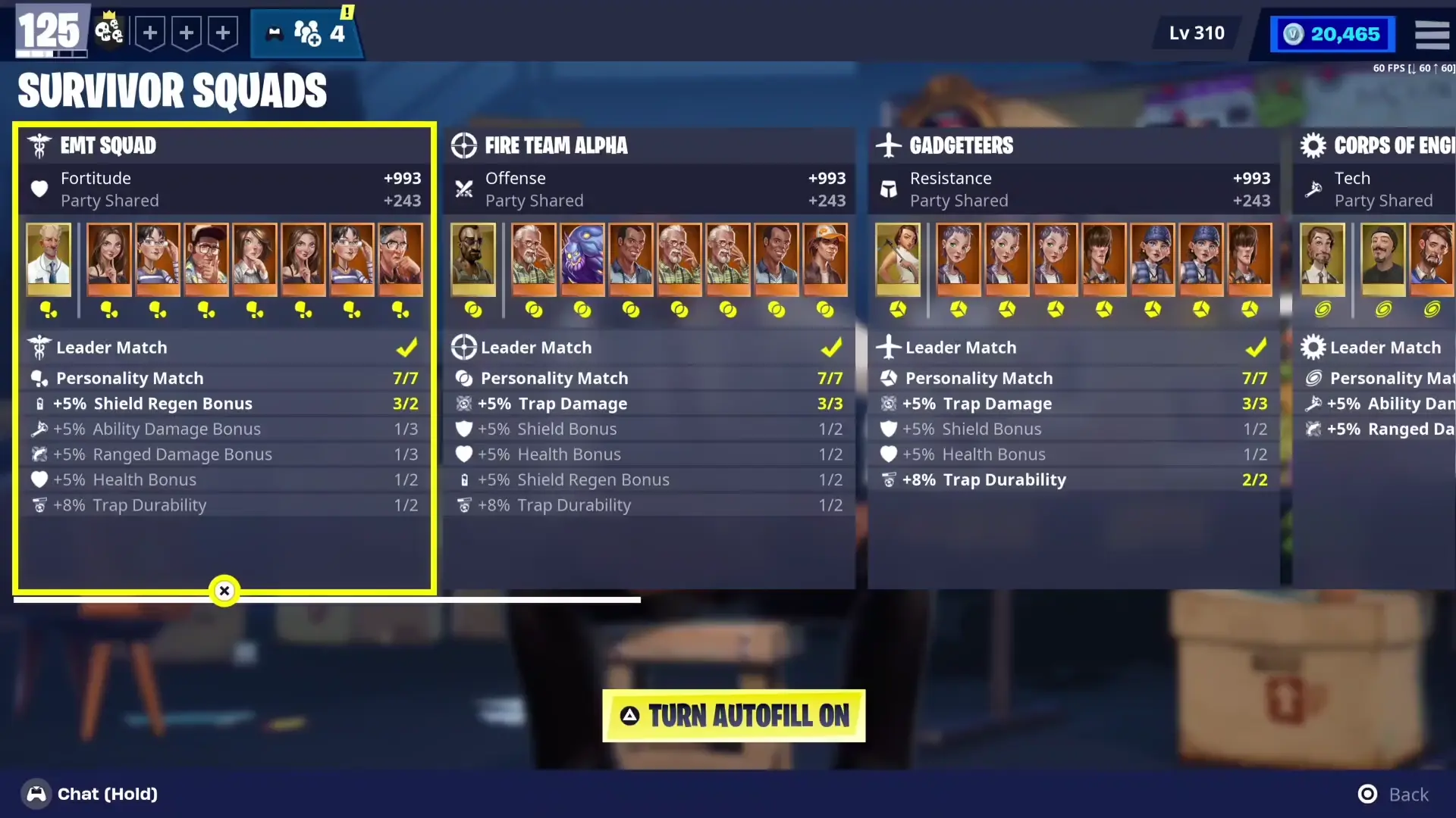 What survivor leader should i use my first survivor supercharger on? | Scrolller