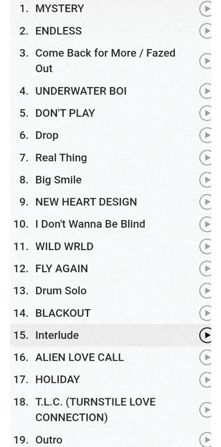 What's everyone's thoughts on the first setlist of this tour? | Scrolller