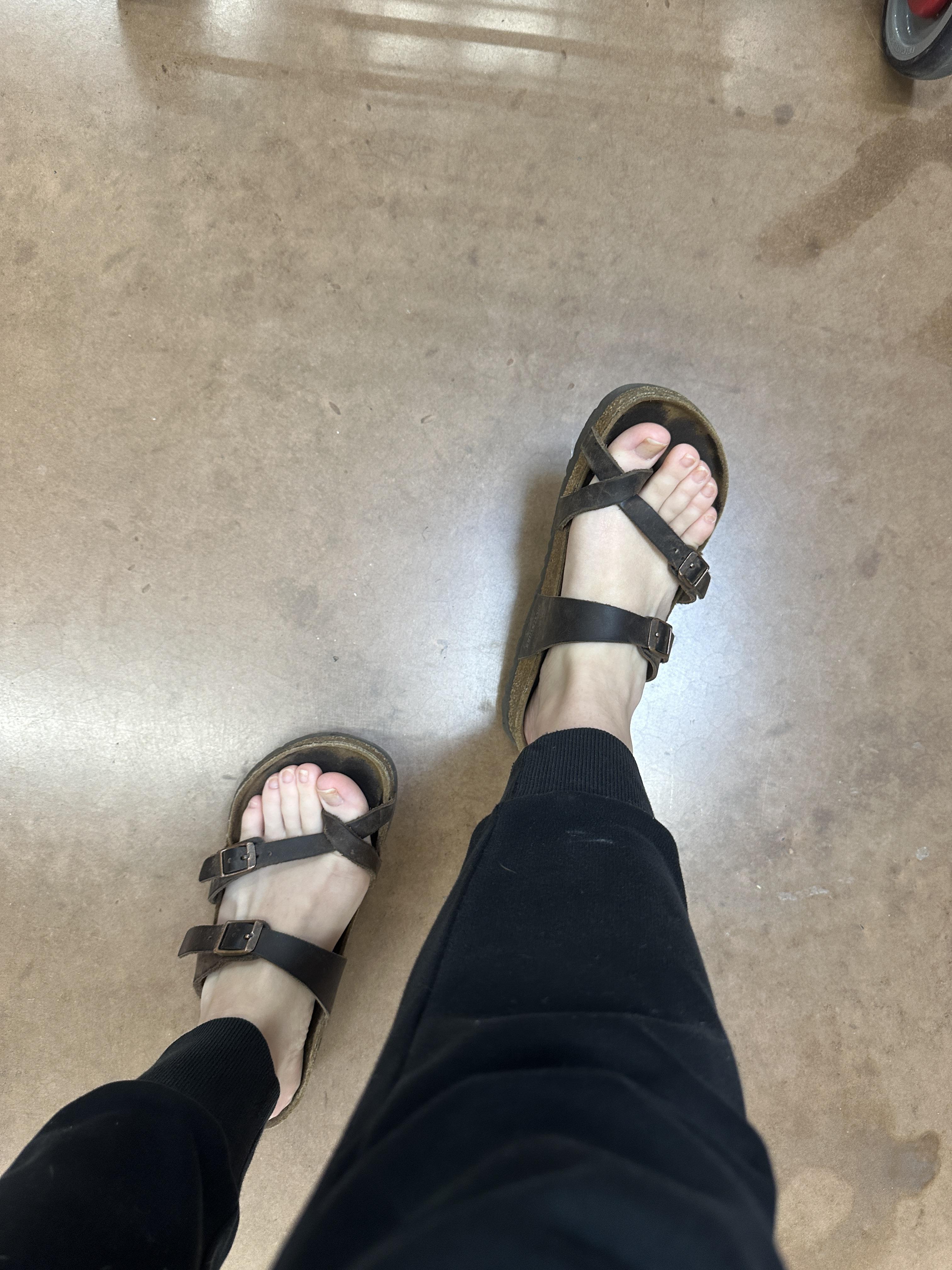 Why don't you start licking my foot instead of staring | Scrolller