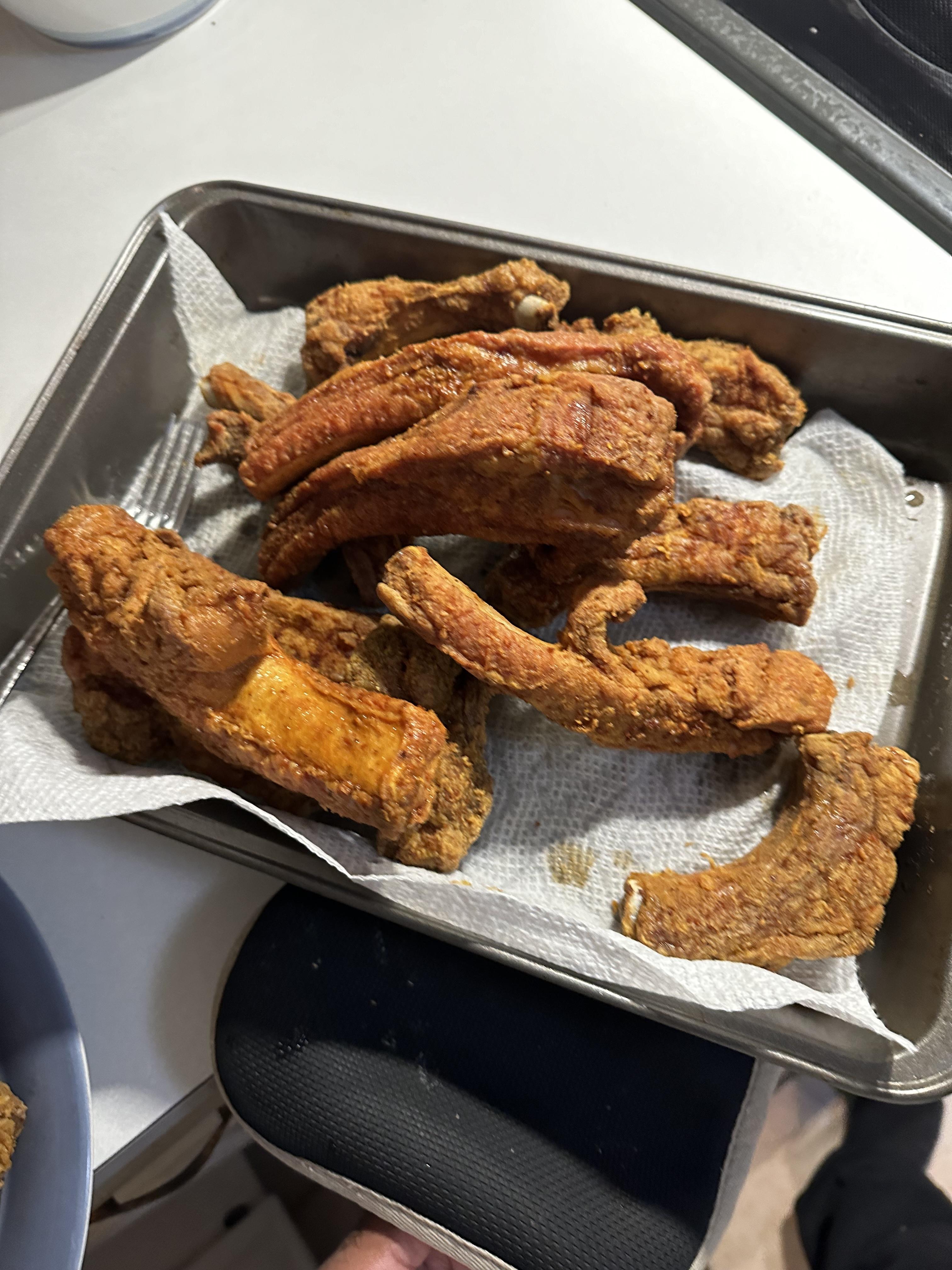 Fried Ribs, Spare+Baby-back [homemade] | Scrolller