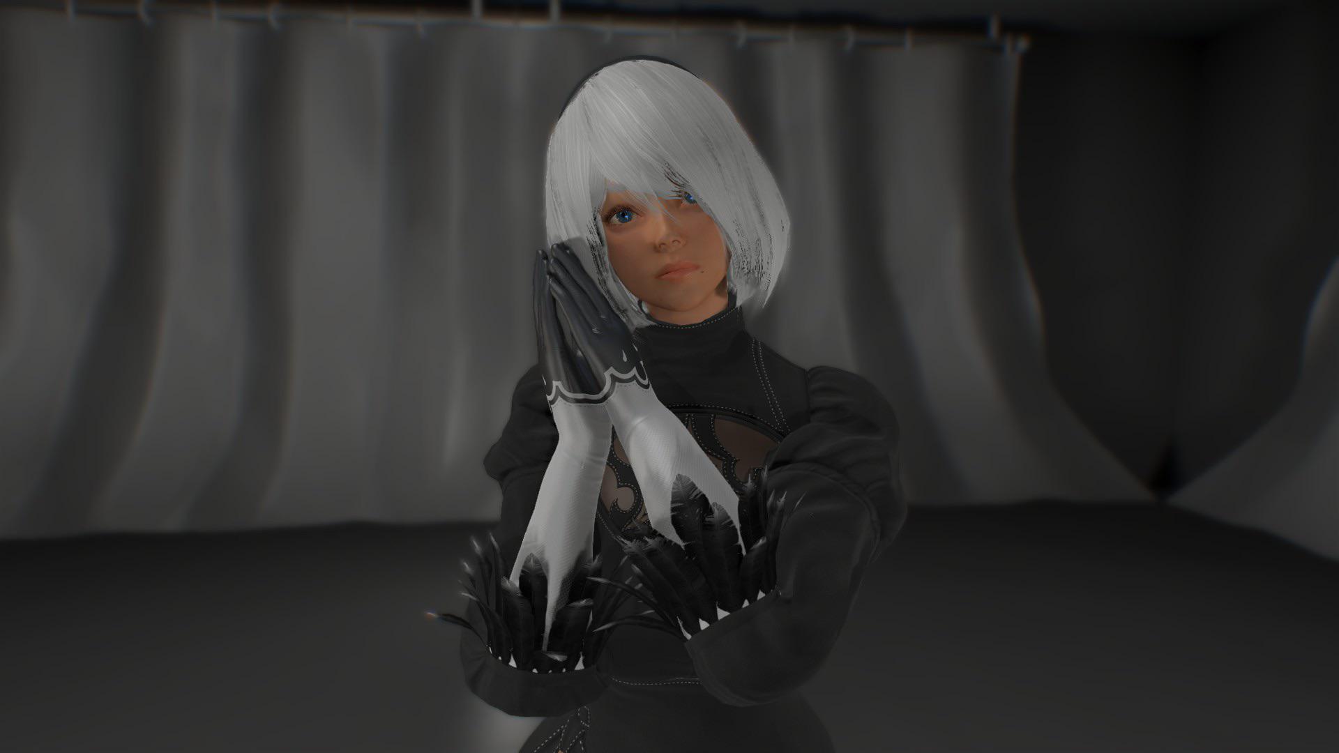 2B in Skyrim. | Scrolller