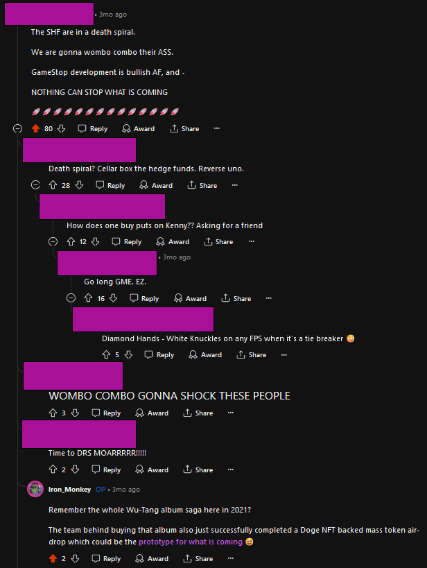 Funny in hindsight how my Wu-Tang comment from my Xbox Game Pass x GameStop PRO/Playr theory DD ...