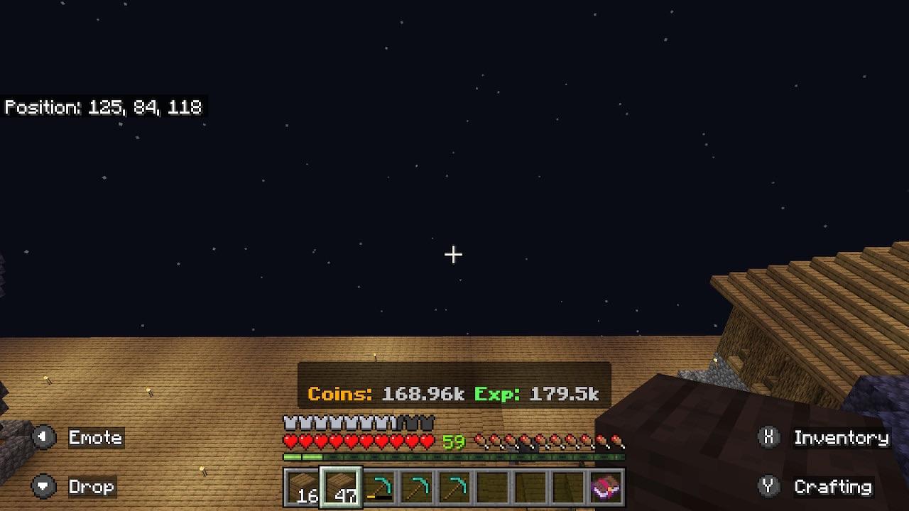 My skyblock base so far on lifeboat and supplies | Scrolller