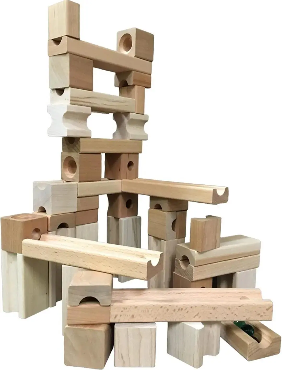 Wooden Block Marble Run | Scrolller