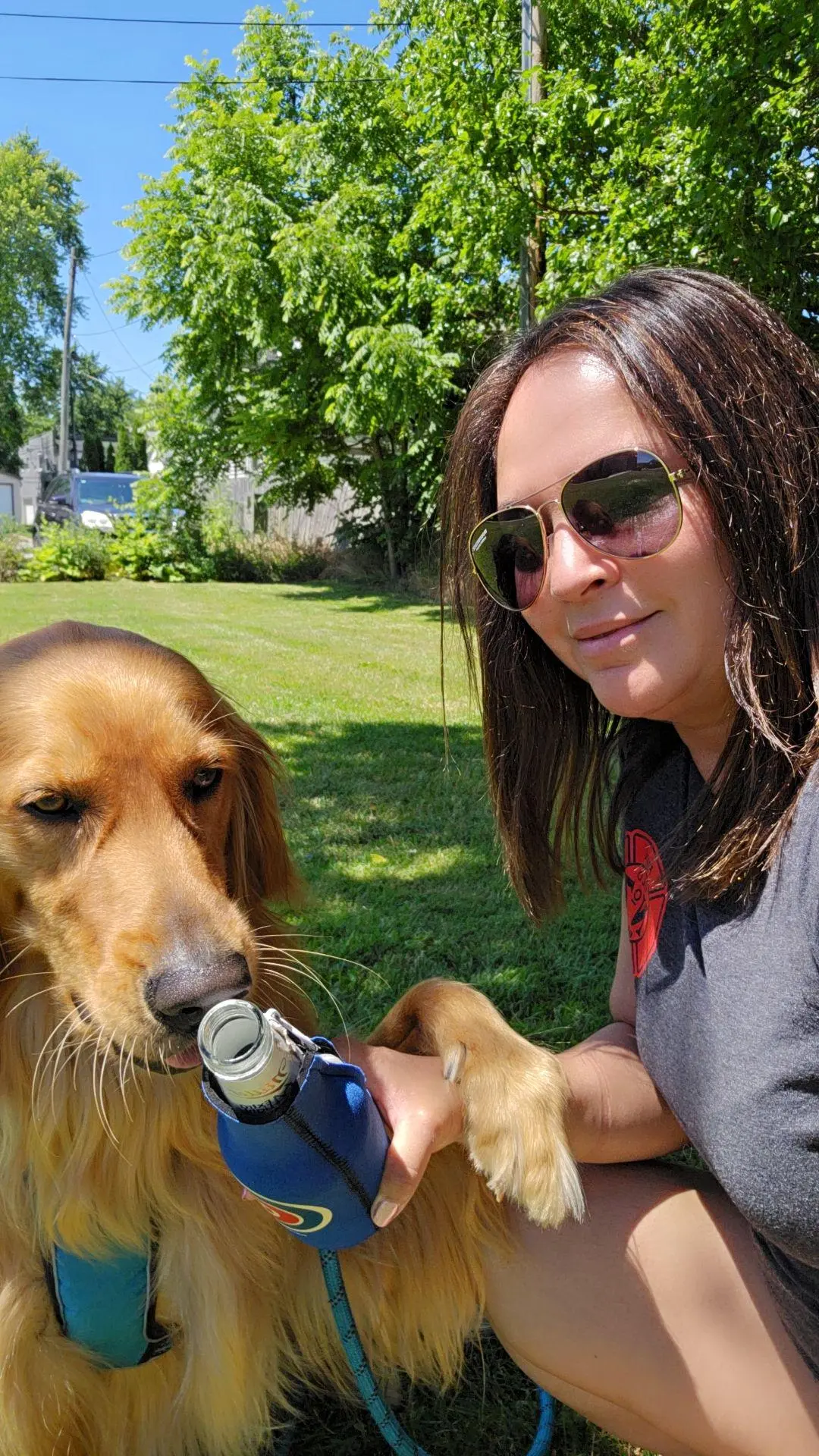 Working hard with Dexter. | Scrolller