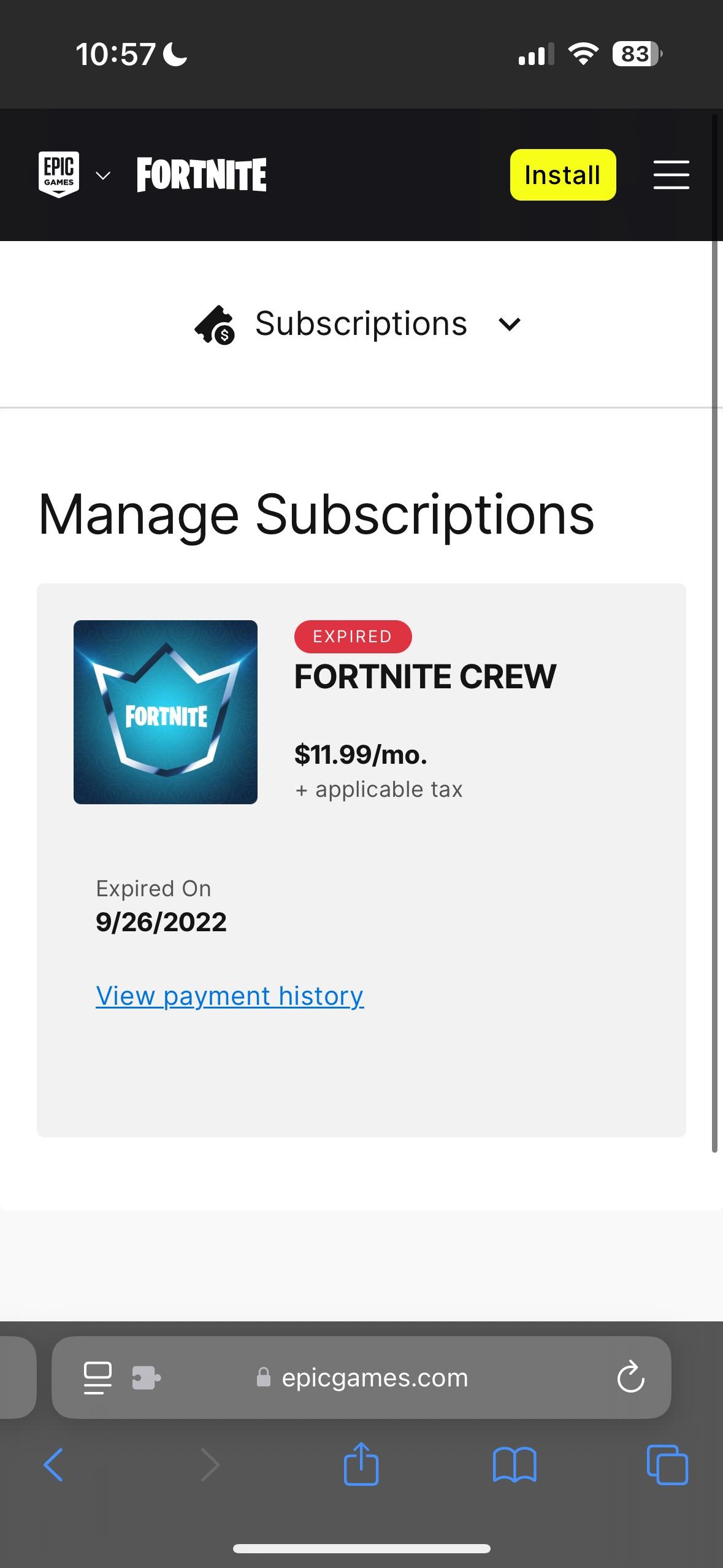Fortnite crew subscription issue | Scrolller
