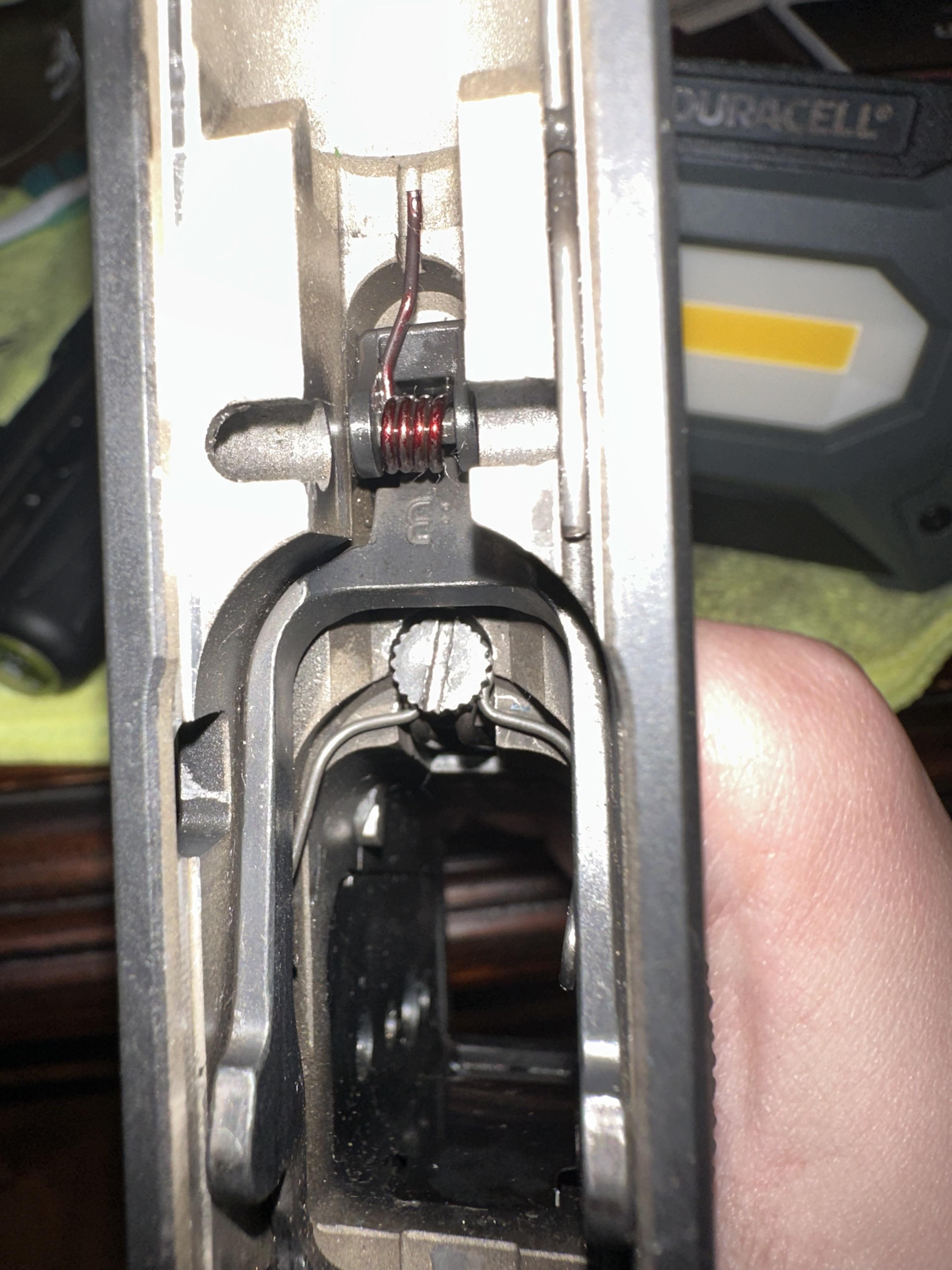 Trigger Bar Spring set correctly? | Scrolller