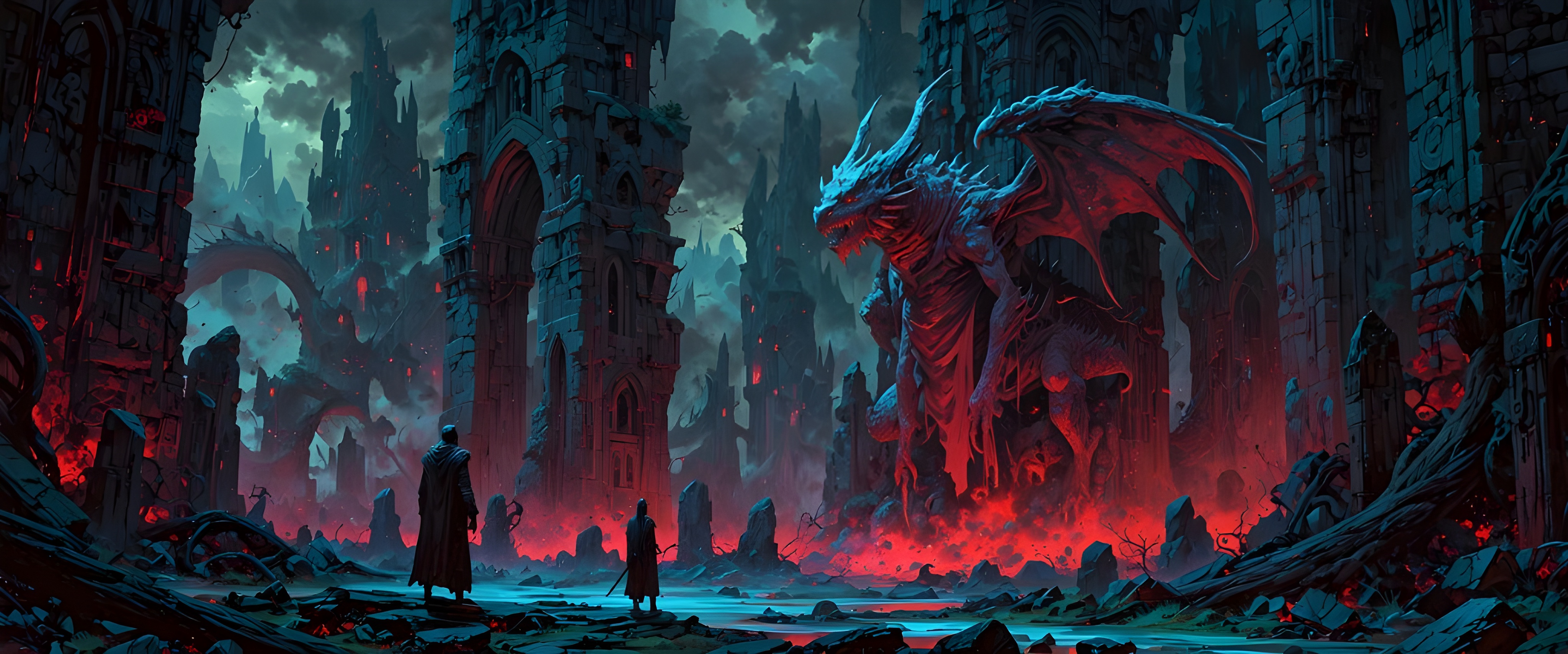 Demons & Dragons [3840x2160] | Scrolller