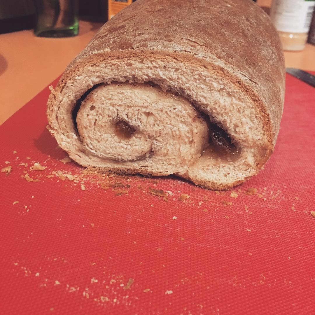 My first attempt at cinnamon swirl bread | Scrolller