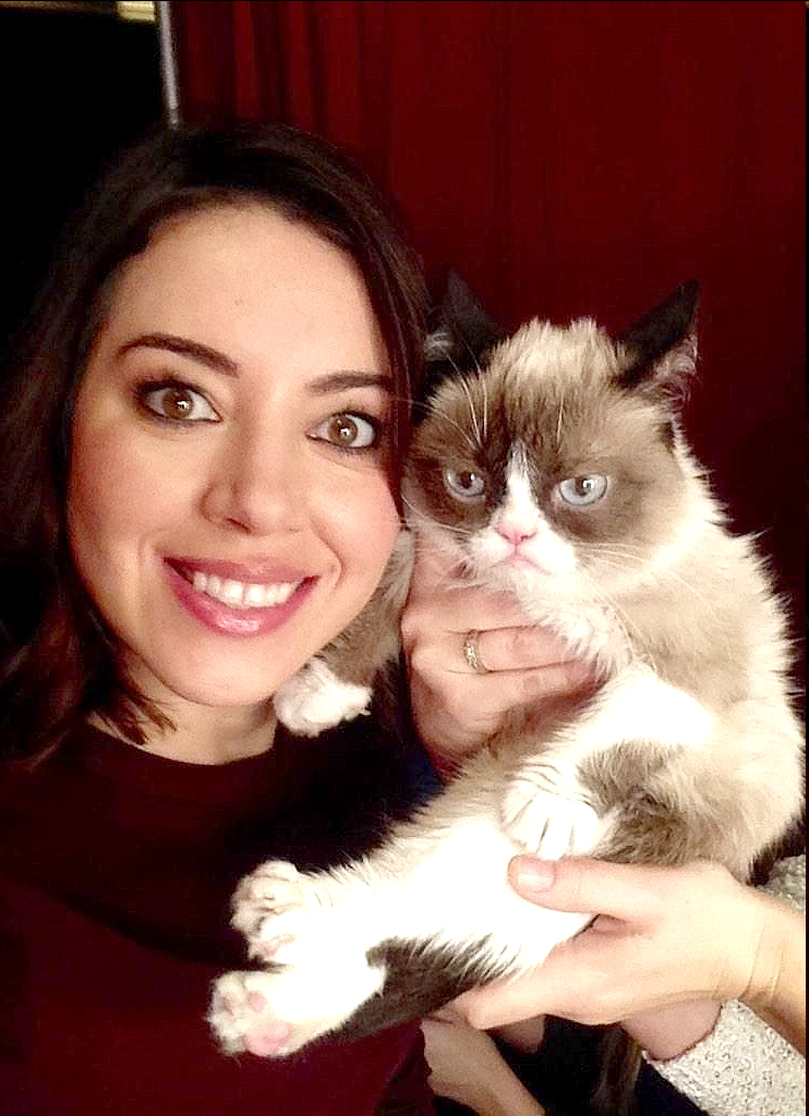 Discover more like AubreyPlaza: Aubrey Promoting "Grumpy Cat's Worst Christmas Ever", 2014 and ...