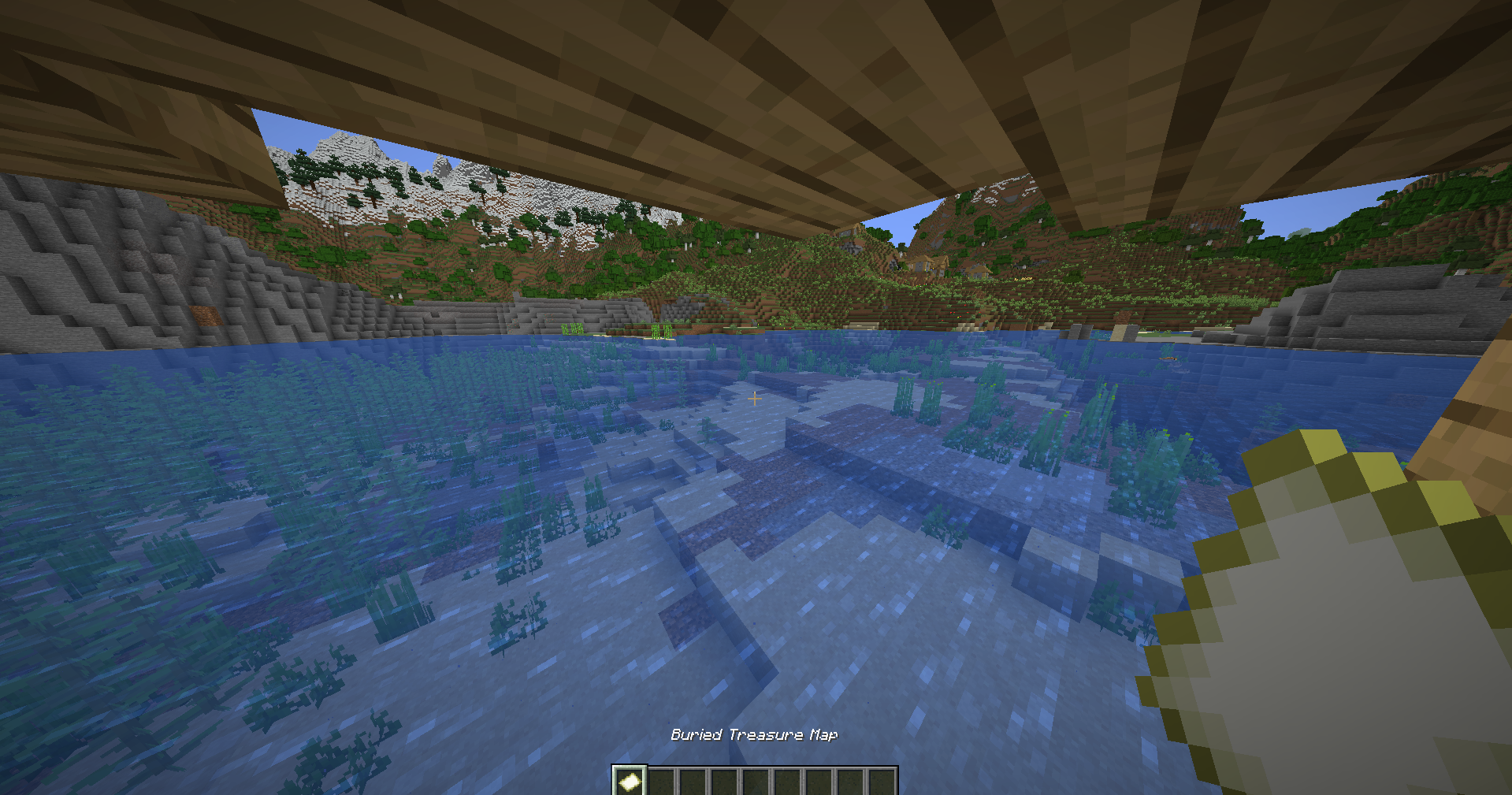 This is naturally generated. what happened to my buried treasure map? seed:434533485056755 cords ...
