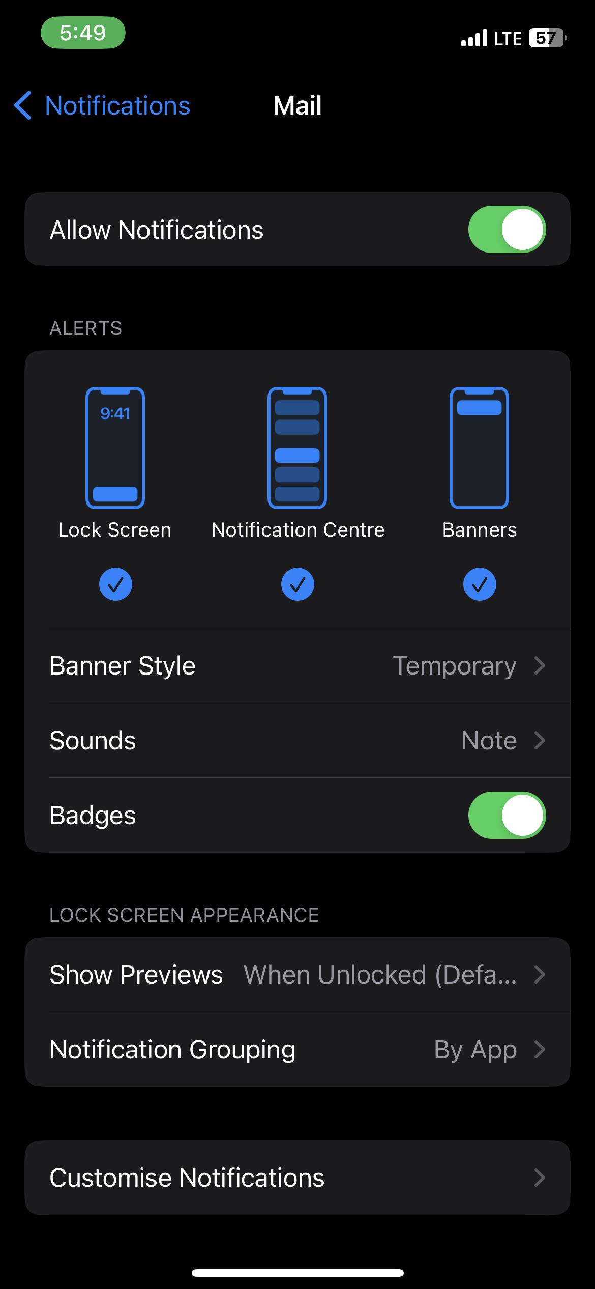 Mail do not send real time notifications until open app | Scrolller